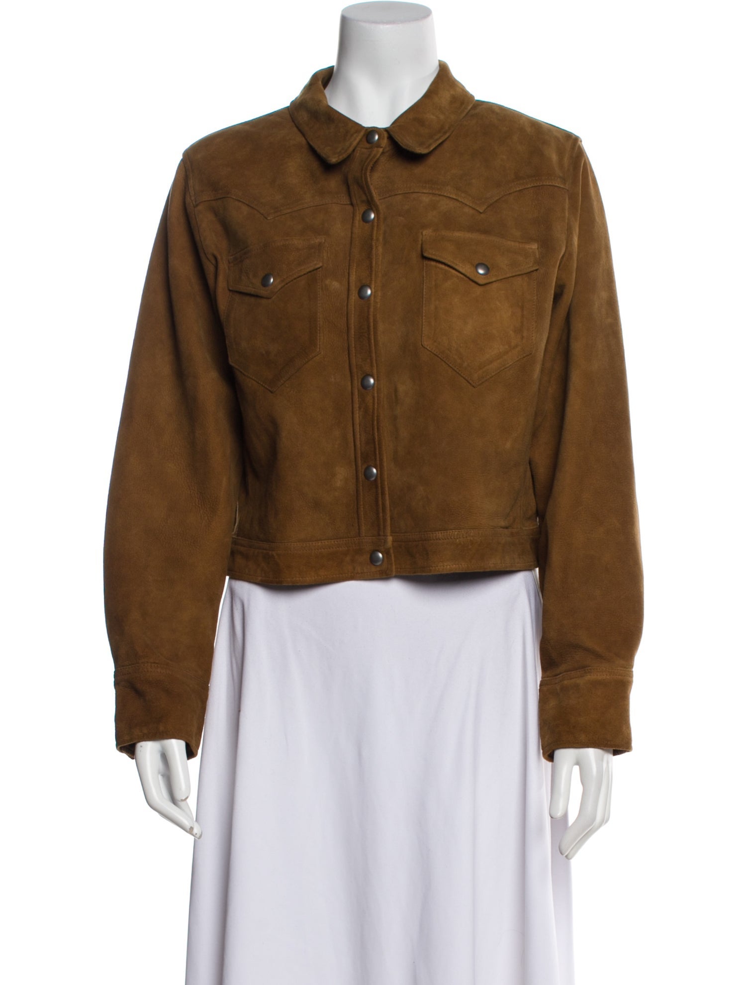 RRL & Co. Suede Jacket - Brown Jackets, Clothing - WRRLL34871 | The ...