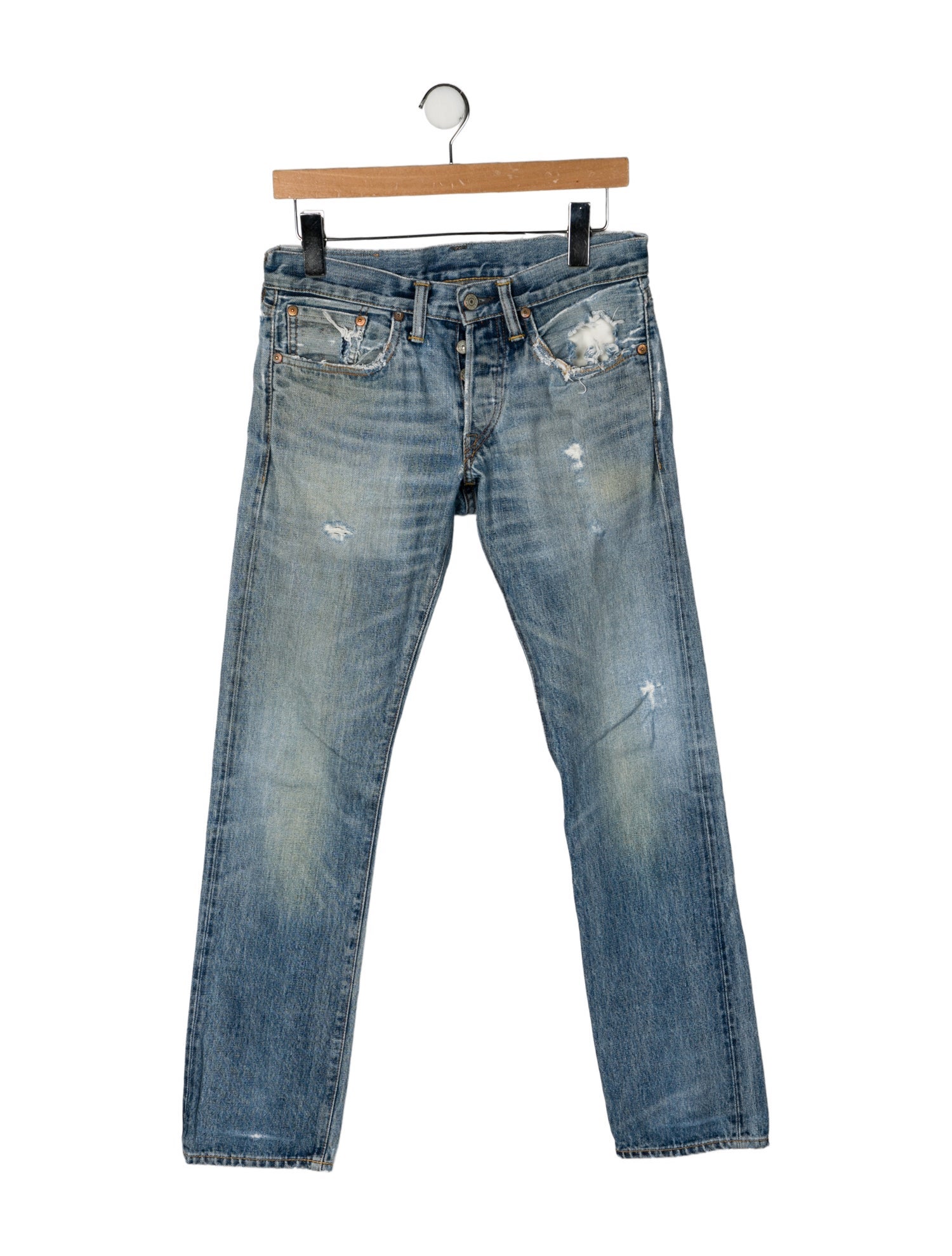 RRL & Co. Skinny Jeans - Blue Jeans, Clothing - WRRLL36769 | The RealReal