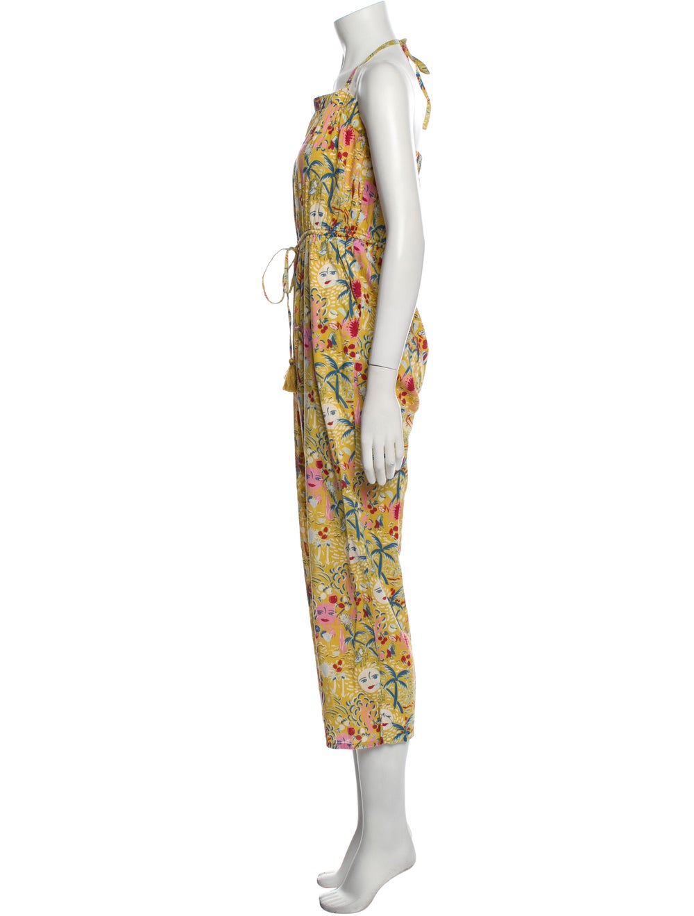 Roller Rabbit Printed Halterneck Jumpsuit - Gem