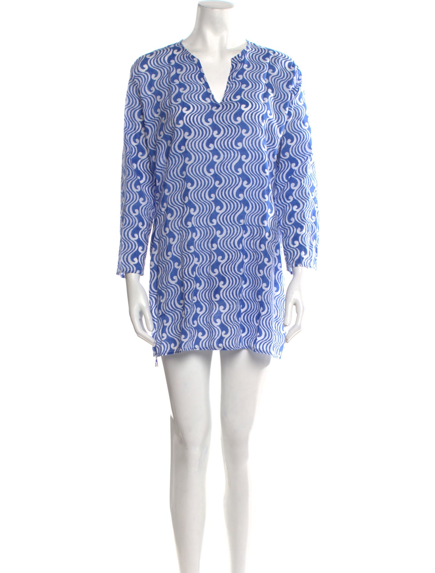 Roller Rabbit Printed Mini Dress - Blue Dresses, Clothing - WRROA27007 ...