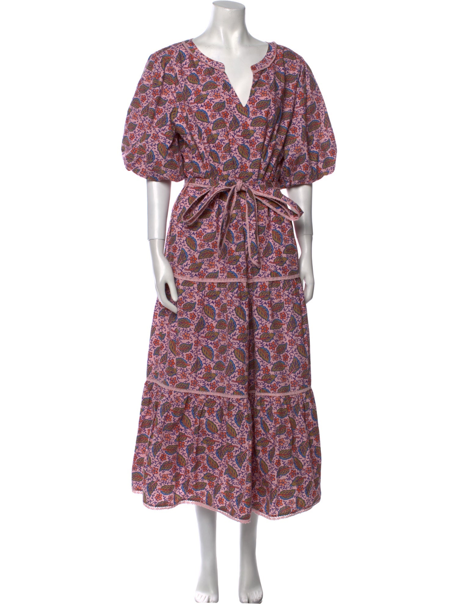 Roller Rabbit Printed Long Dress - Pink Dresses, Clothing - WRROA27660 ...