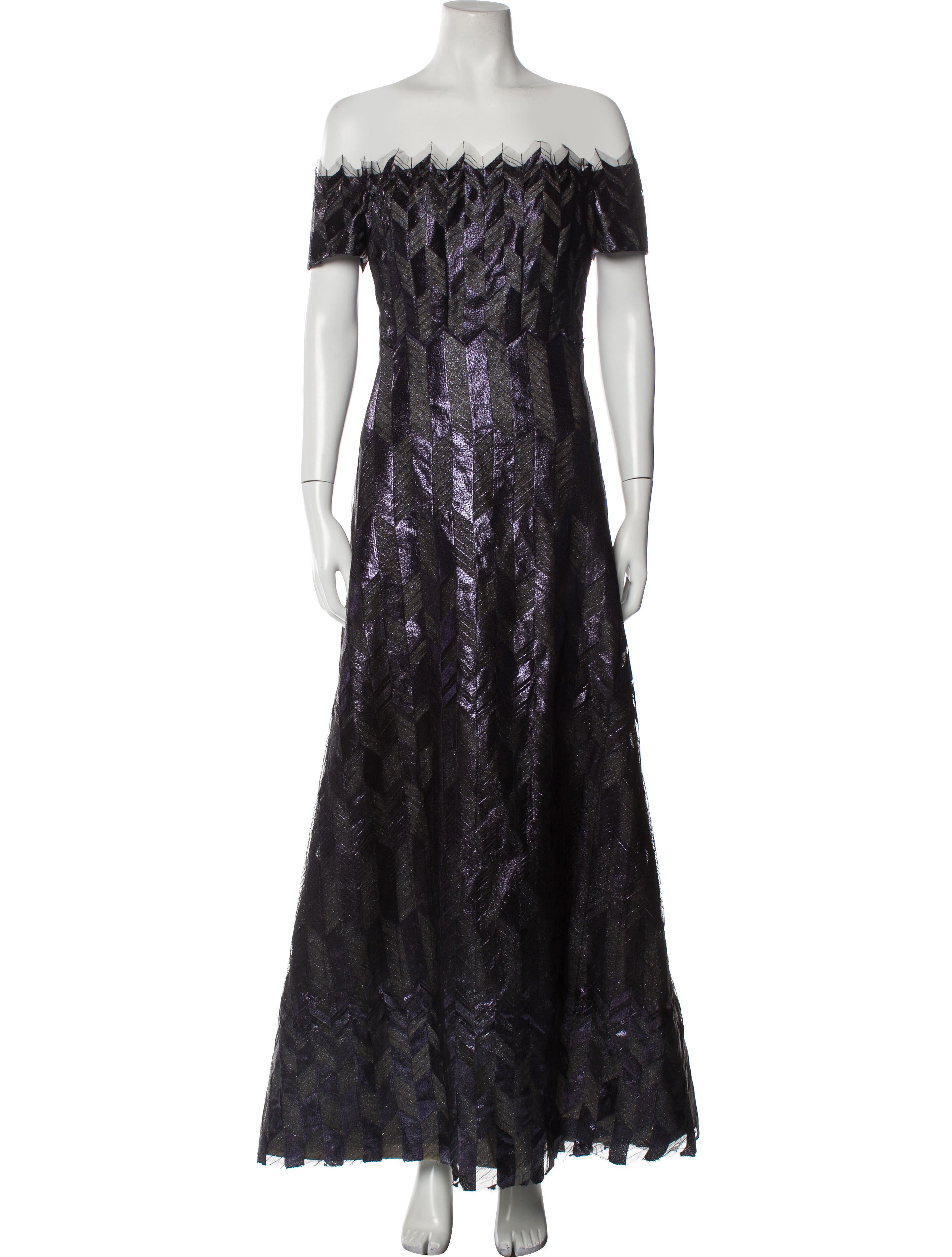 Rene Ruiz Lace Pattern Long Dress - Black Dresses, Clothing ...