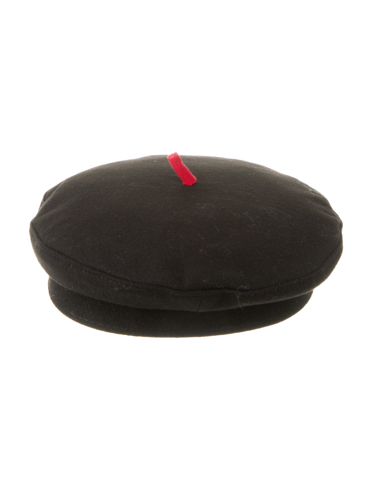 Ruslan Baginskiy Wool Beret Hat - Black Hats, Accessories - WRUBA20919 ...