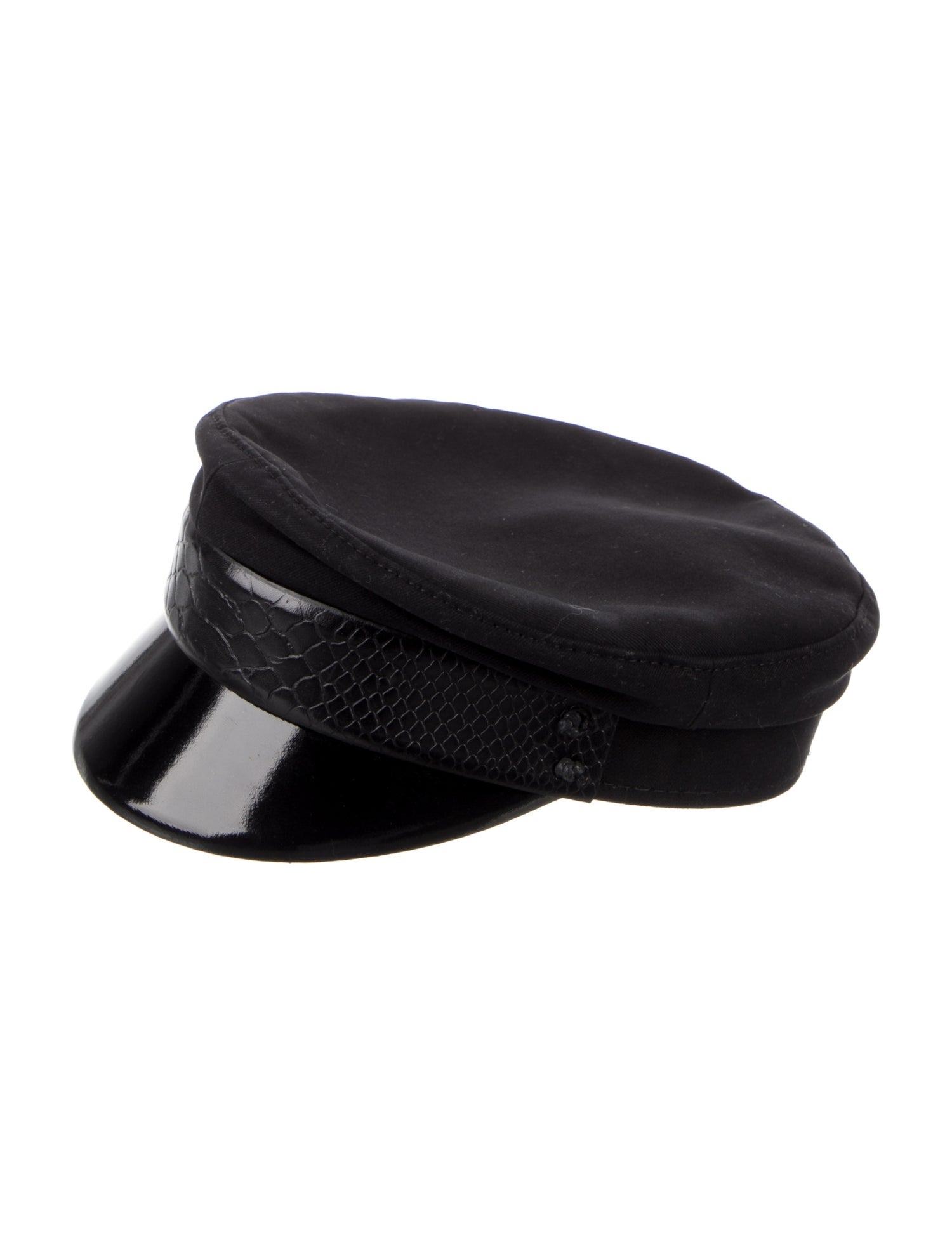 Ruslan Baginskiy Cotton Newsboy Hat - Black Hats, Accessories ...