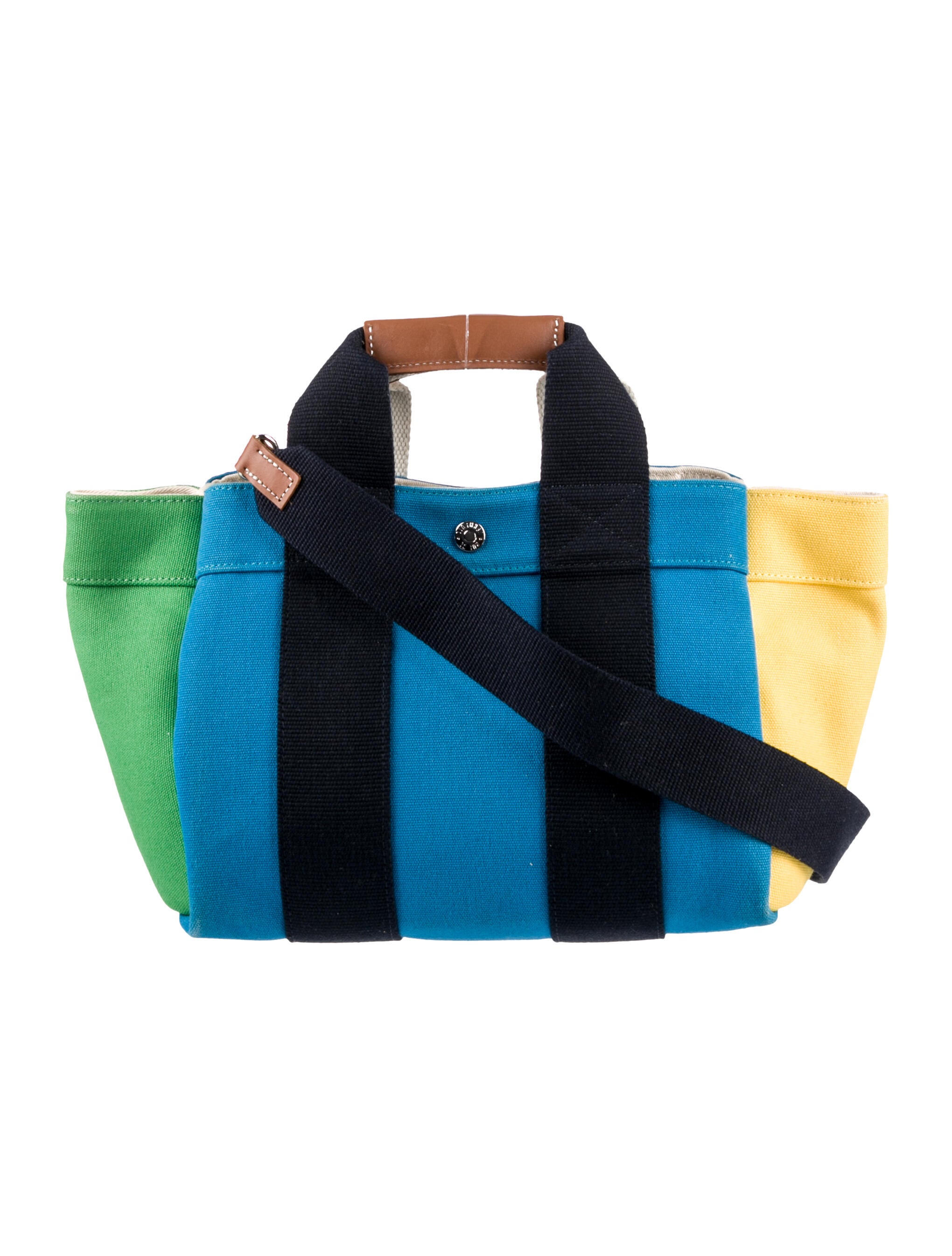 Rue de Verneuil Canvas Tote Bag - Blue Totes, Handbags - WRUDV20152 ...