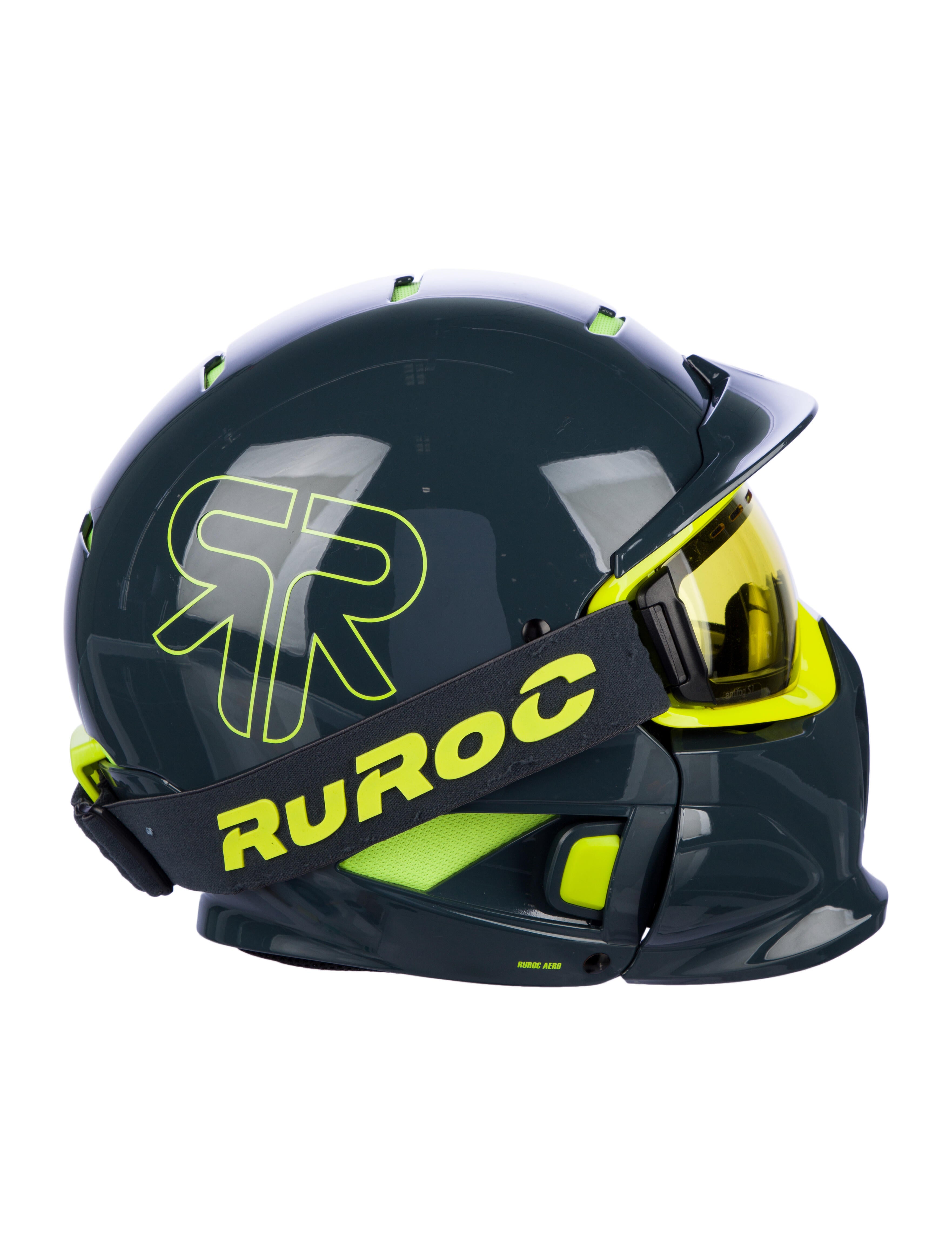 Ruroc RG1 - DX Aero Full Face Ski & Snowboarding Helmet - Grey Sporting ...