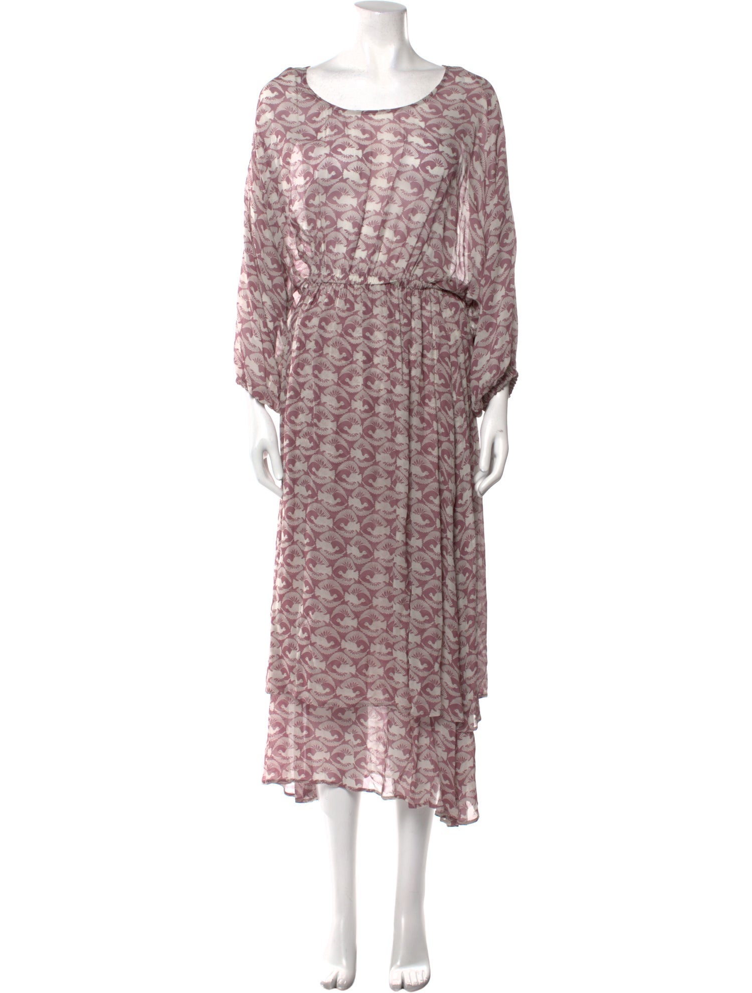 Rodebjer Printed Long Dress - Blue Dresses, Clothing - WQZ23671 | The ...