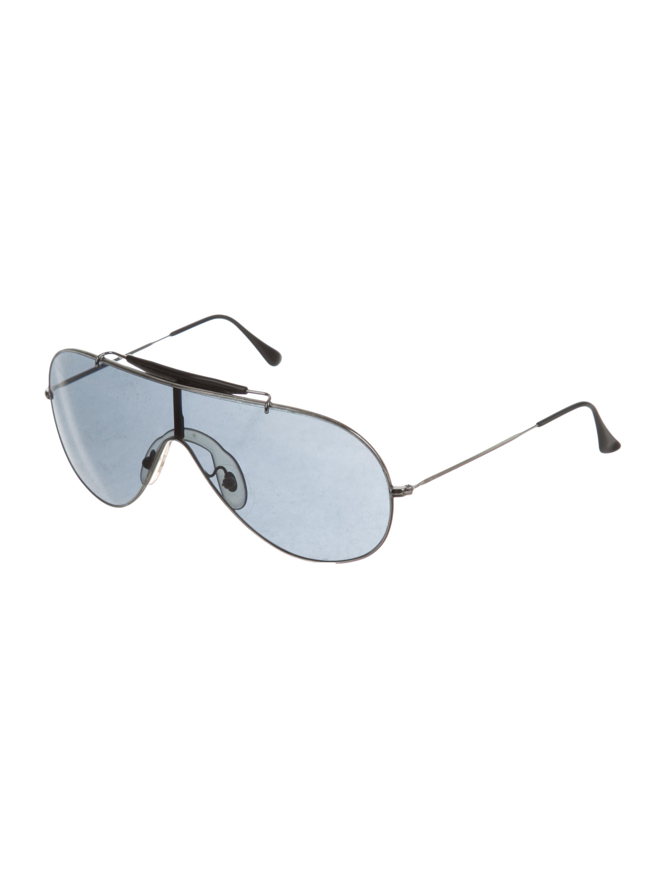 Ray-Ban Wings Oval Sunglasses - Silver Sunglasses, Accessories ...