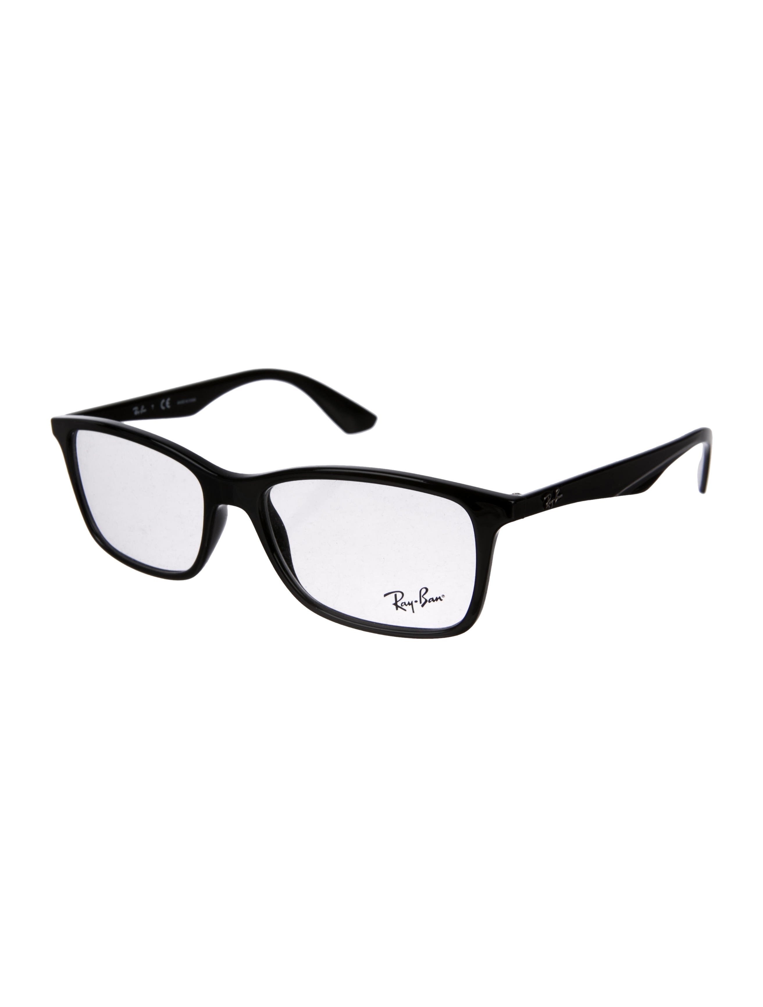 Ray-Ban Rectangular Eyeglasses - Black Eyeglasses, Accessories ...