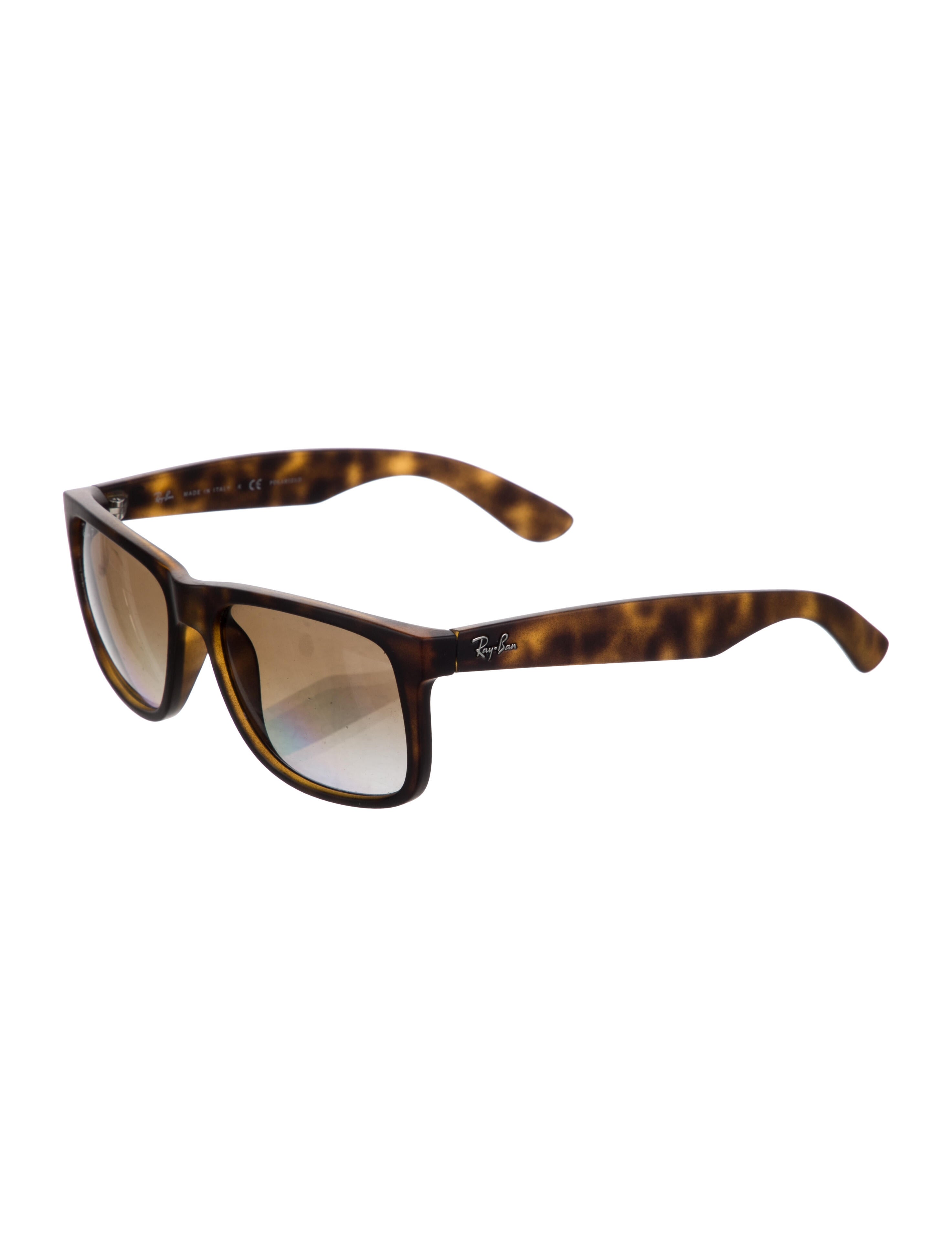 Ray-Ban Justin Wayfarer Sunglasses - Brown Sunglasses, Accessories ...