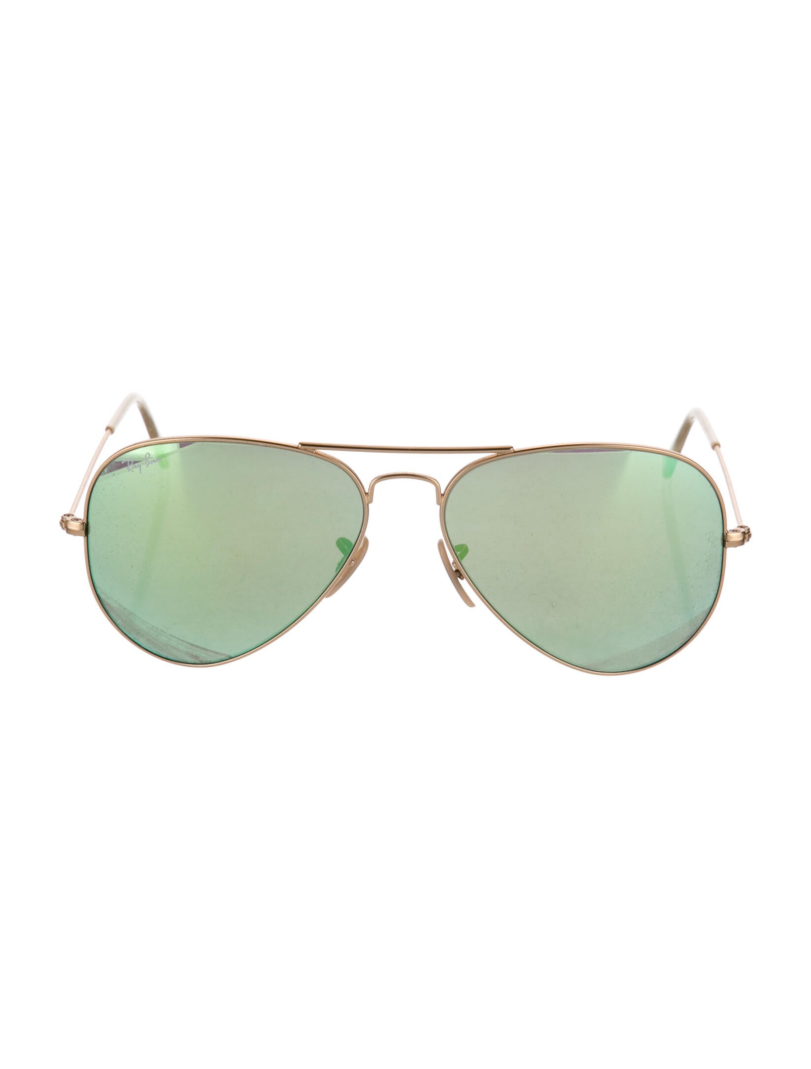 Ray-Ban Aviator Mirrored Sunglasses - Gold Sunglasses, Accessories ...