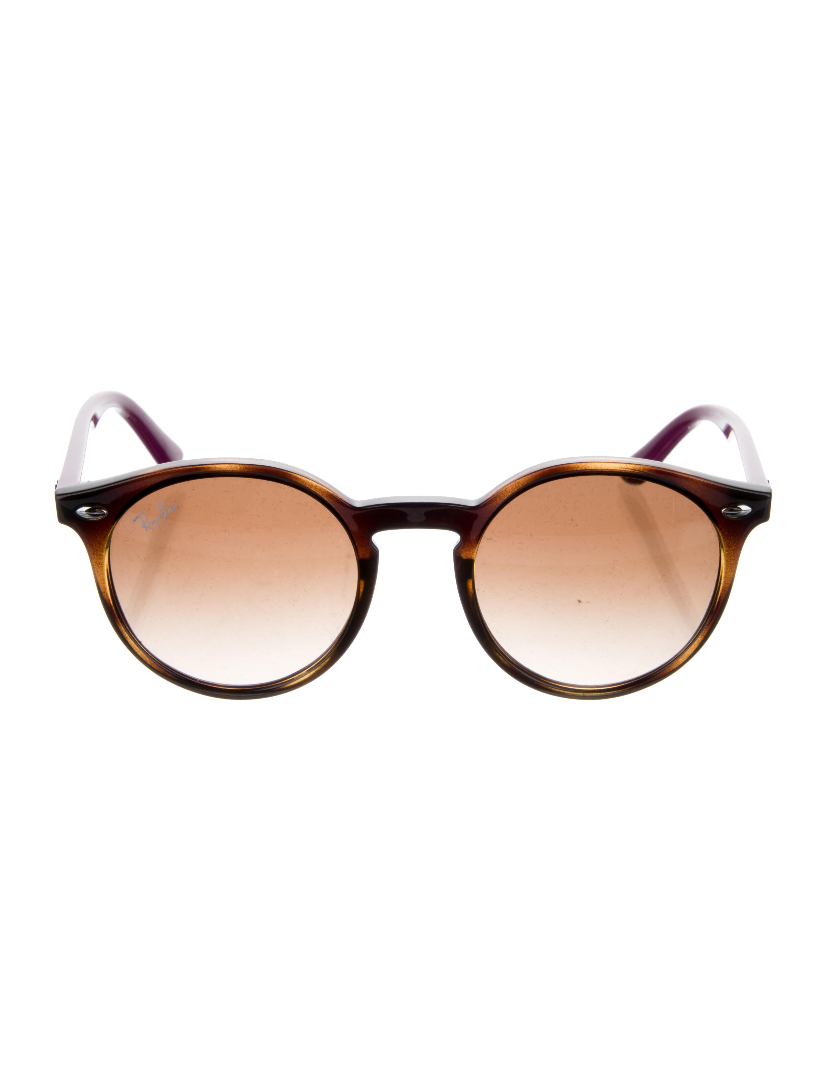 Ray-Ban Girls' Round Sunglasses - Purple Sizes 7-16, Girls - WRX62655 ...