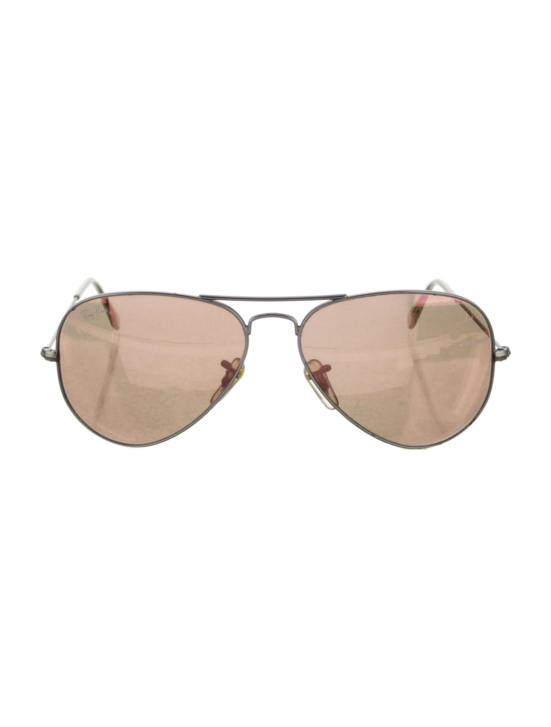 Ray-Ban Aviator Mirrored Sunglasses - Silver Sunglasses, Accessories ...