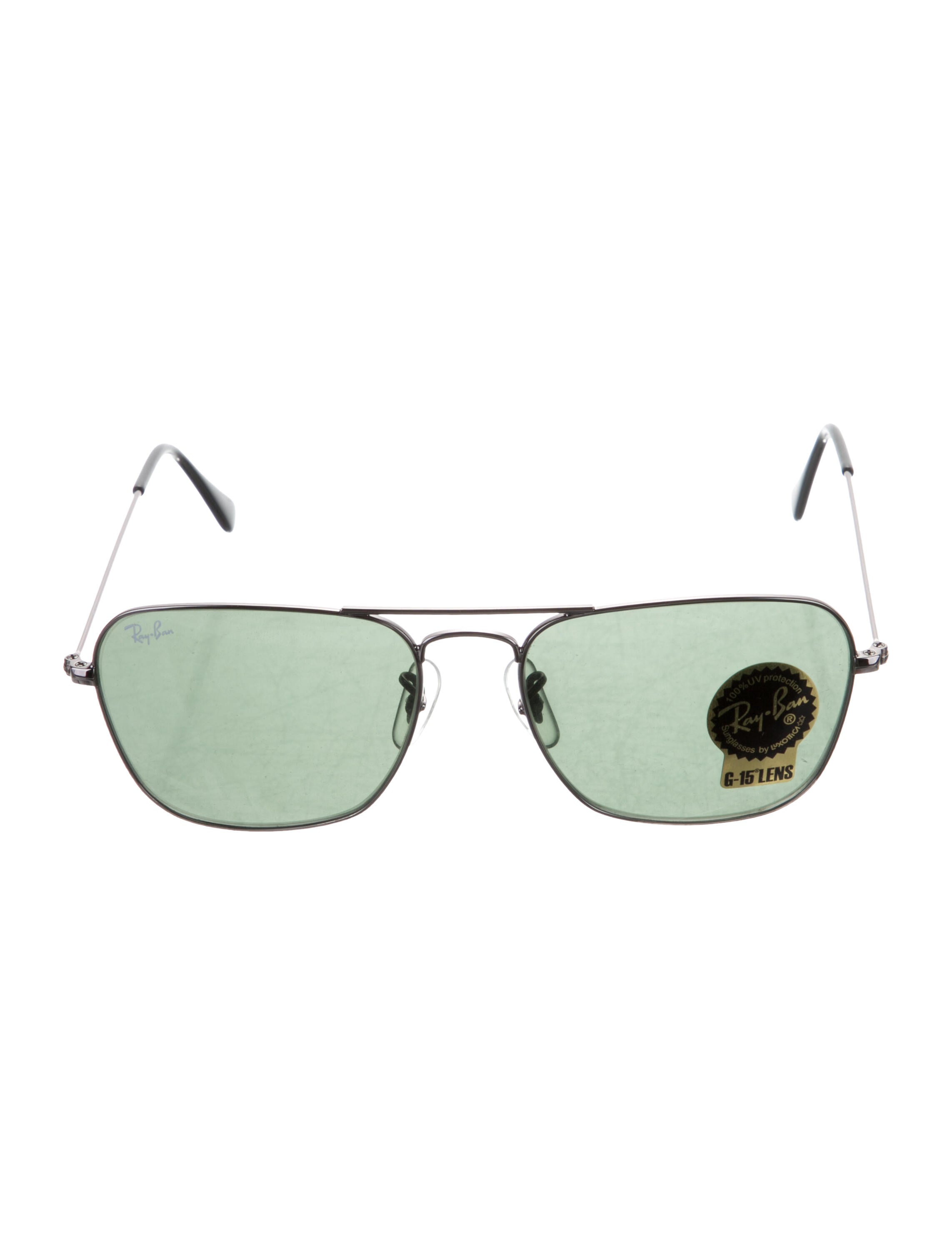Ray-Ban Caravan Square Sunglasses w/ Tags - Black Sunglasses ...