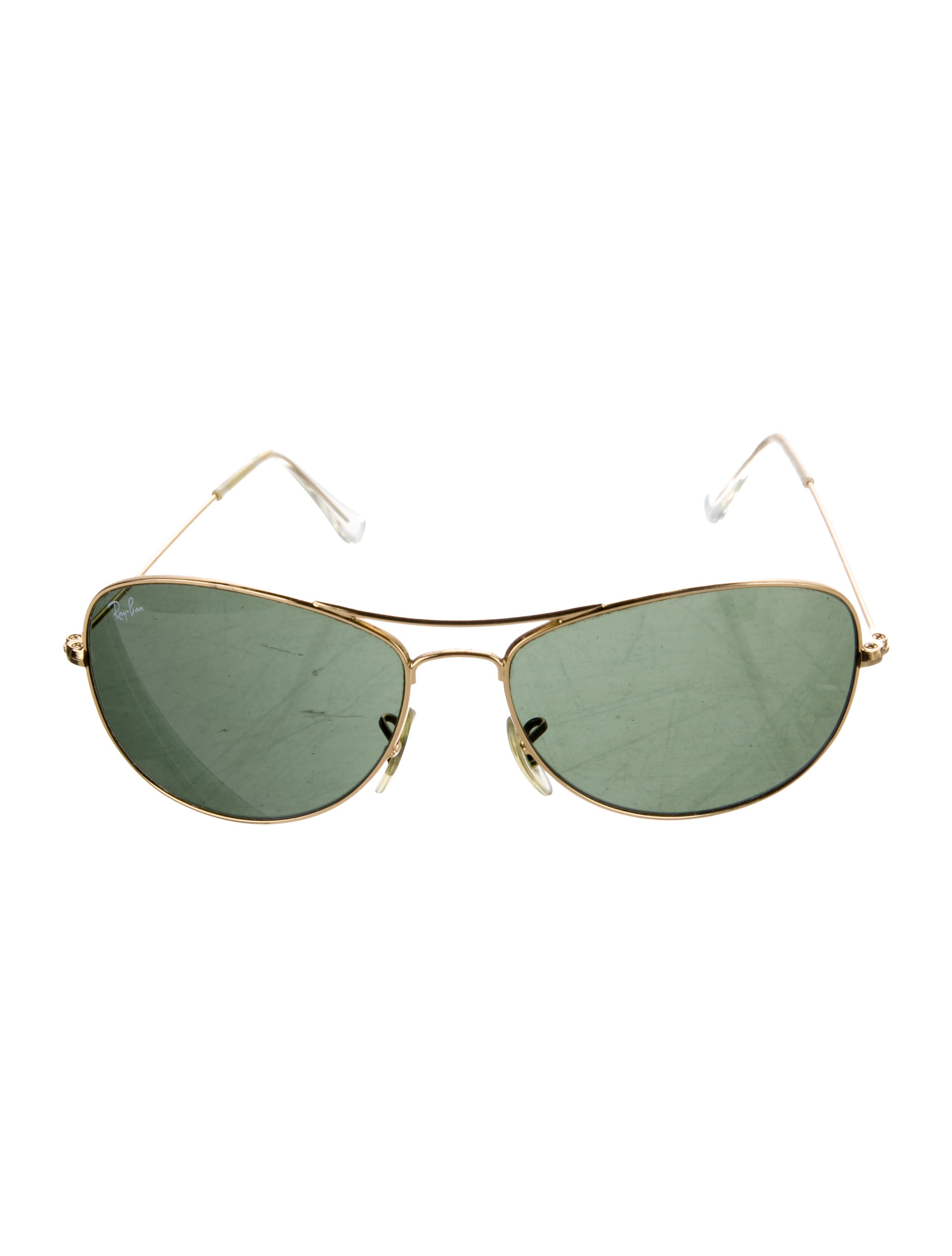 Ray Ban Cockpit Aviator Sunglasses Gold Sunglasses Accessories Wrx67715 The Realreal