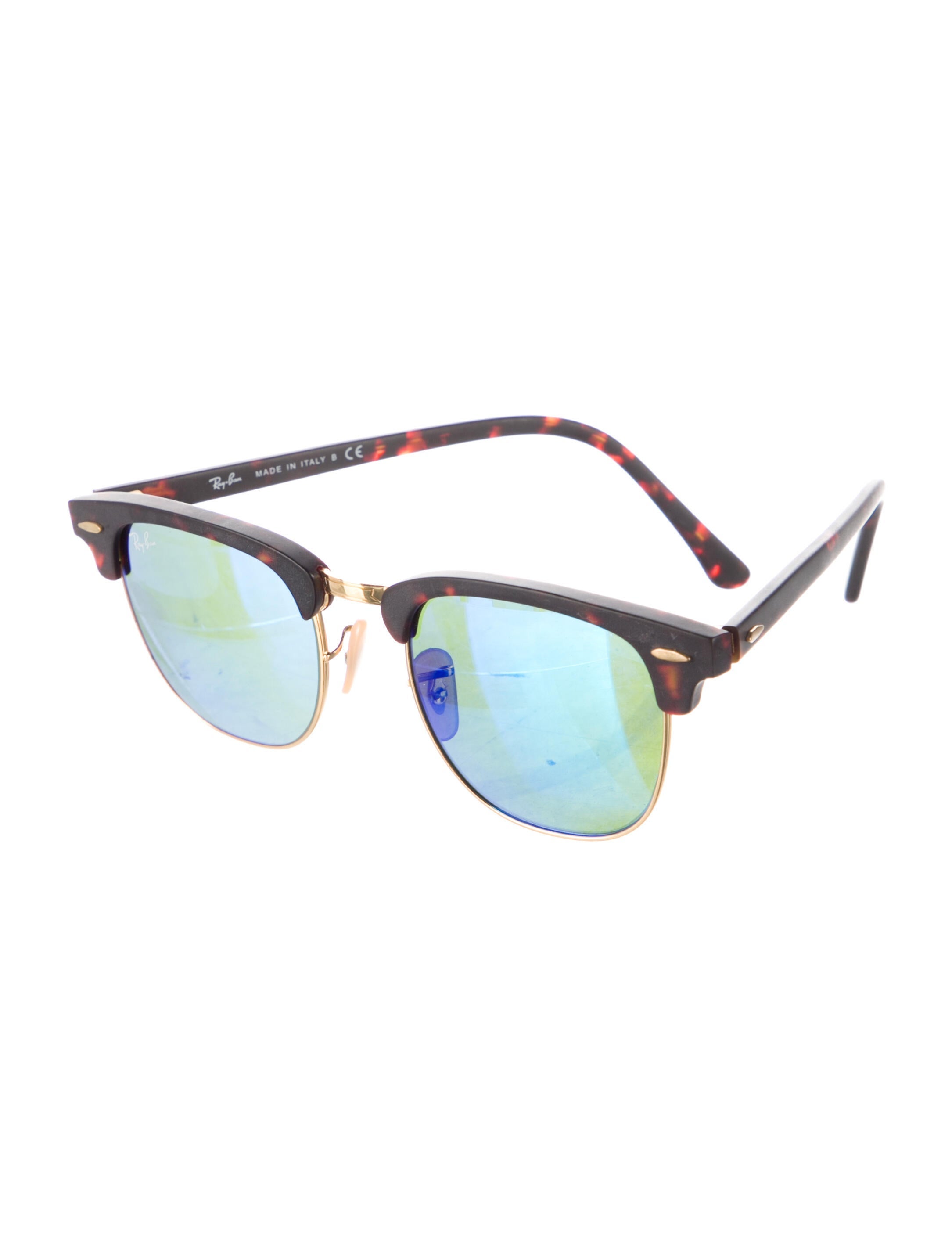 Ray-Ban Clubmaster Oversize Sunglasses w/ Tags - Brown Sunglasses ...