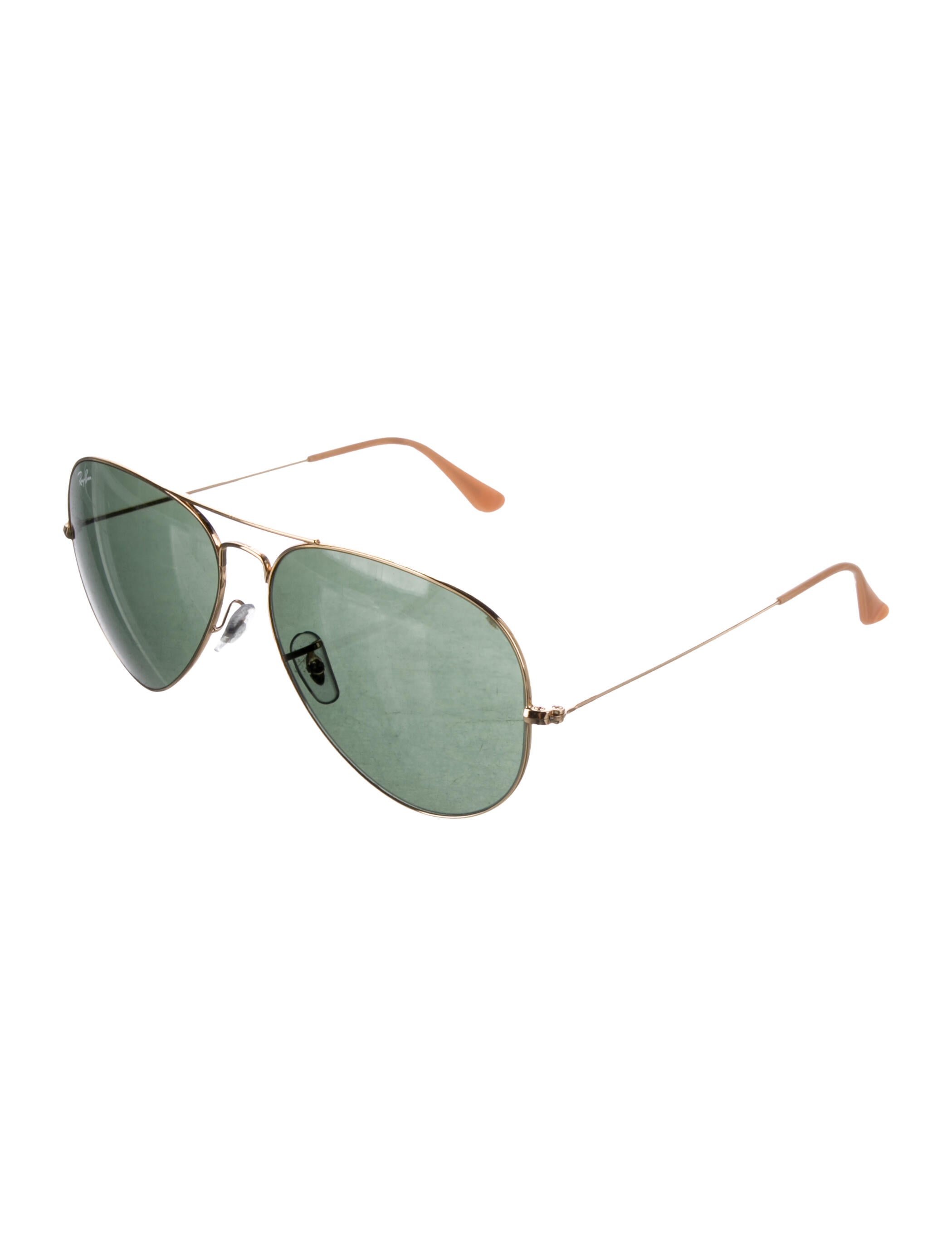 Ray-Ban Aviator Tinted Sunglasses - Gold Sunglasses, Accessories ...