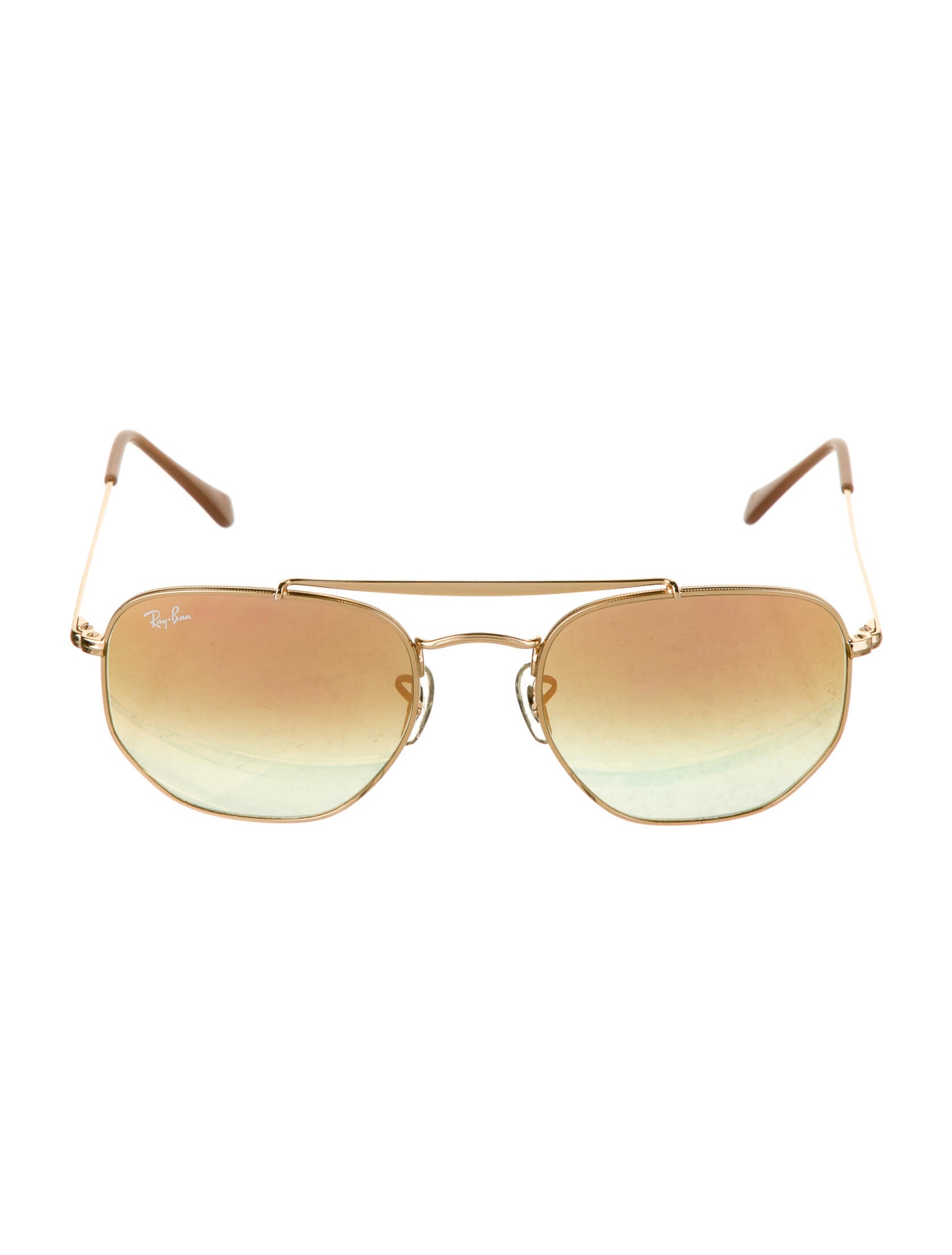 Ray-Ban The Marshall Aviator Sunglasses - Gold Sunglasses, Accessories ...