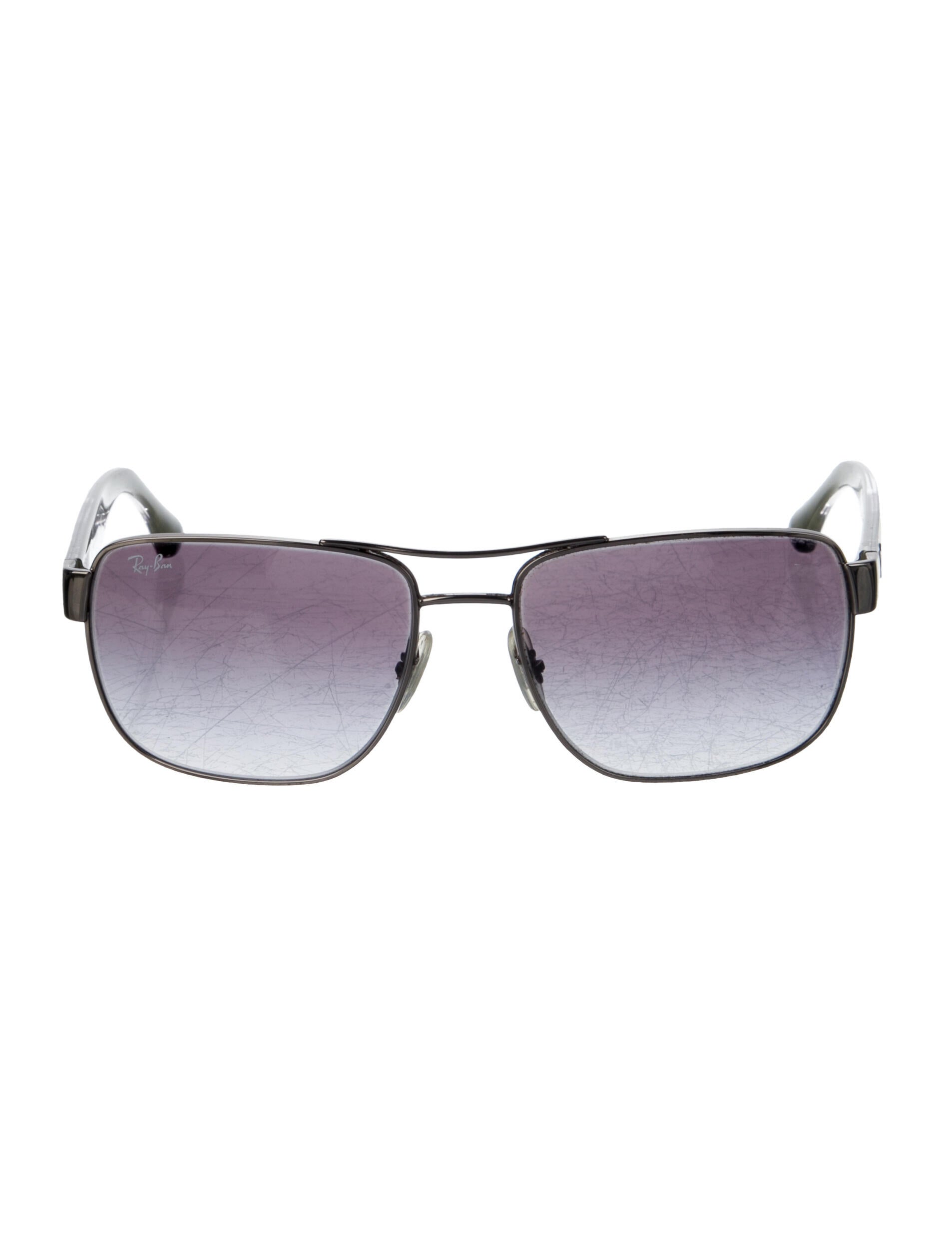 Ray-Ban Gradient Aviator Sunglasses - Blue Sunglasses, Accessories ...