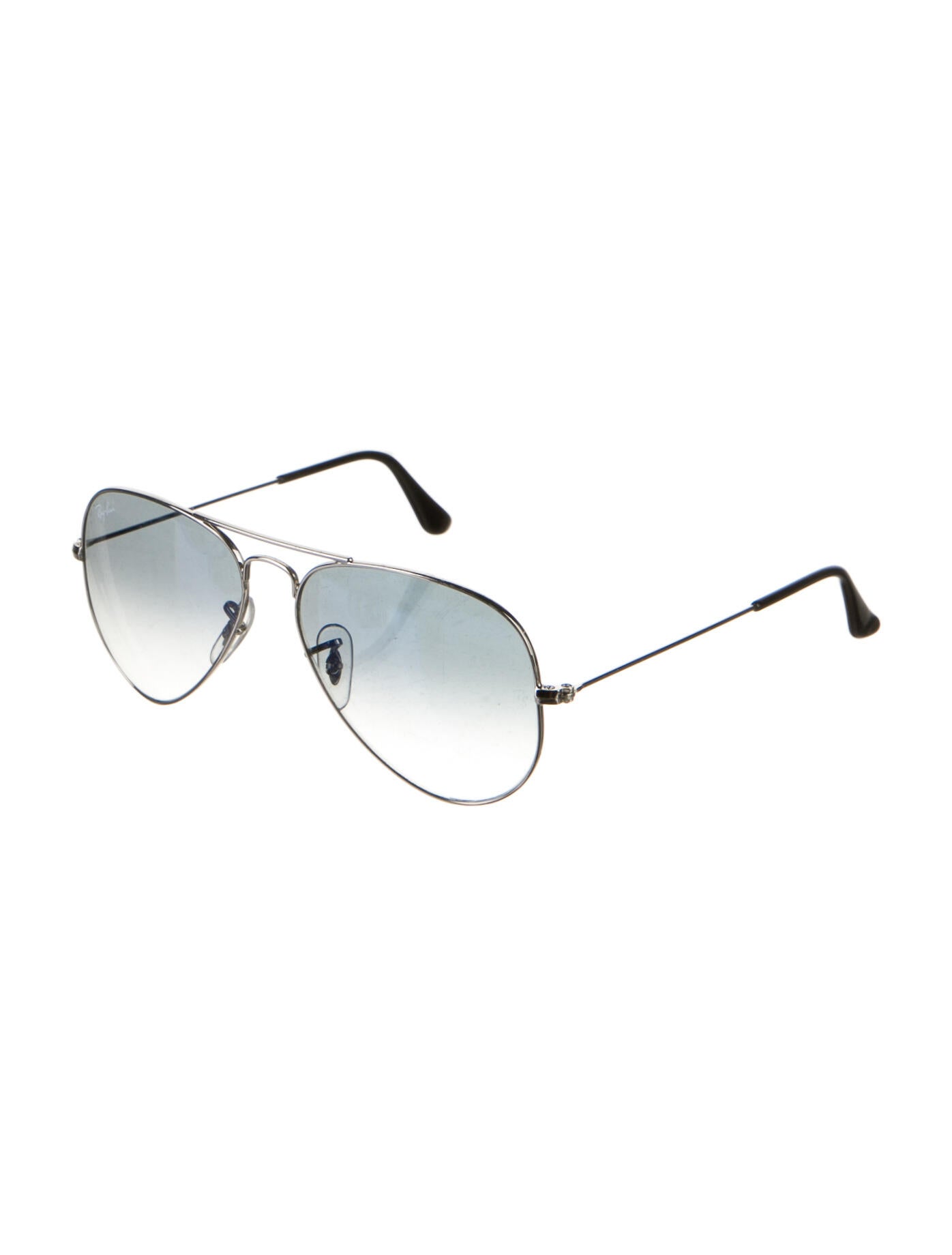 Ray-Ban Aviator Large Metal Aviator Sunglasses - Silver Sunglasses ...