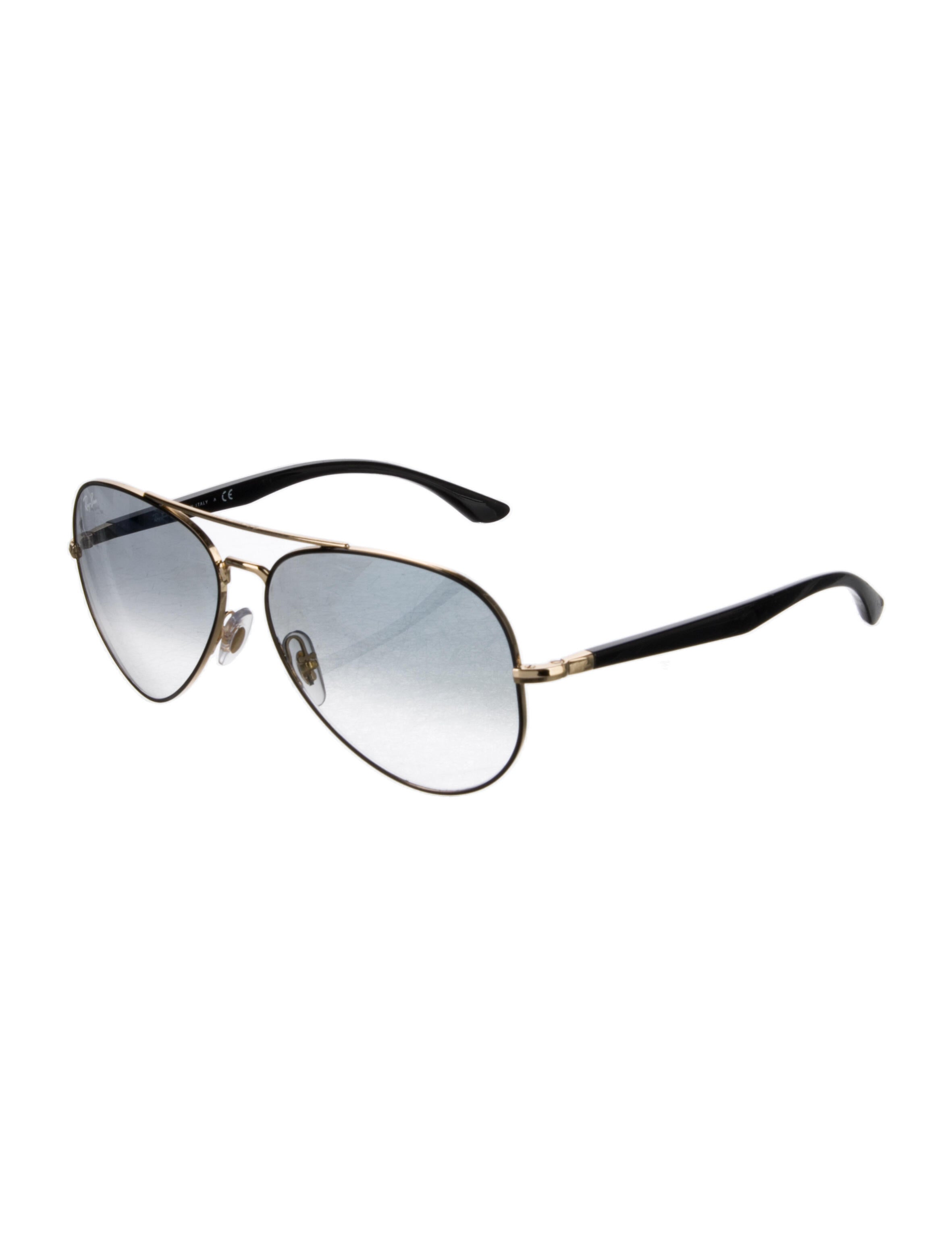 Ray-Ban Aviator Gradient Sunglasses - Black Sunglasses, Accessories ...