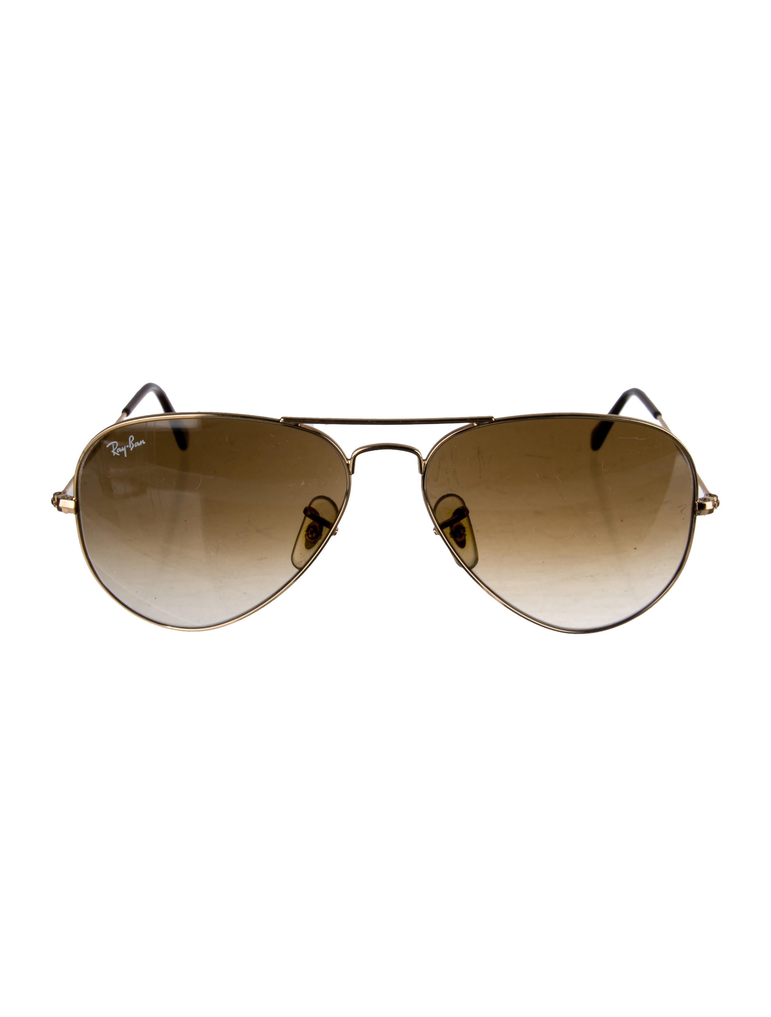 Ray-Ban Aviator Gradient Sunglasses - Gold Sunglasses, Accessories ...