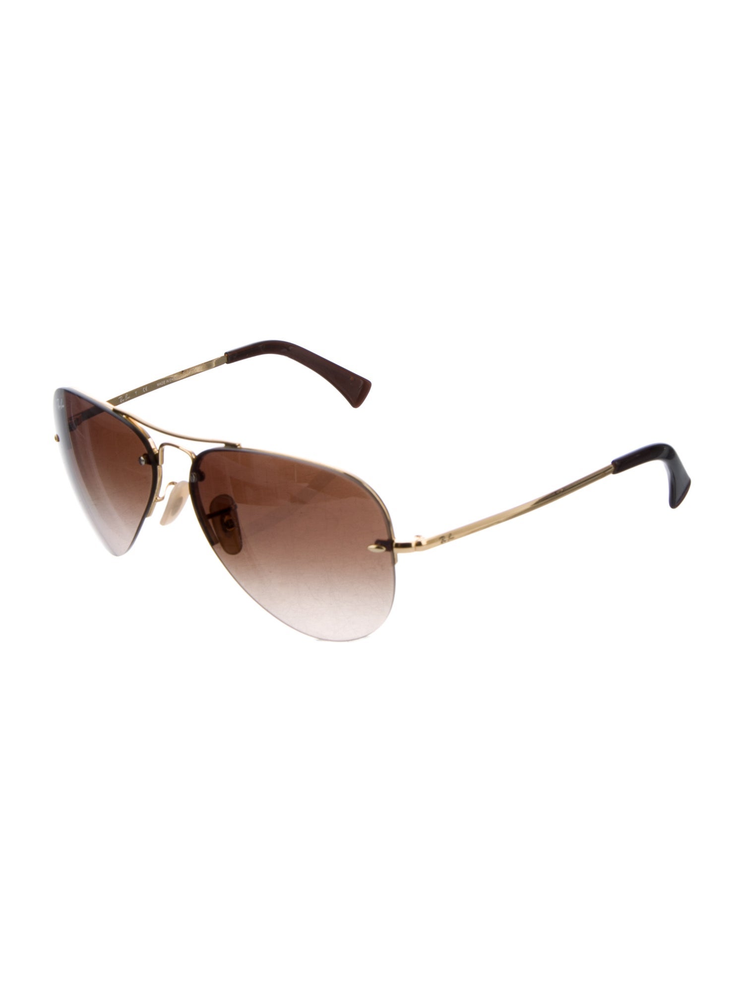 Ray-Ban Aviator Gradient Sunglasses - Gold Sunglasses, Accessories ...