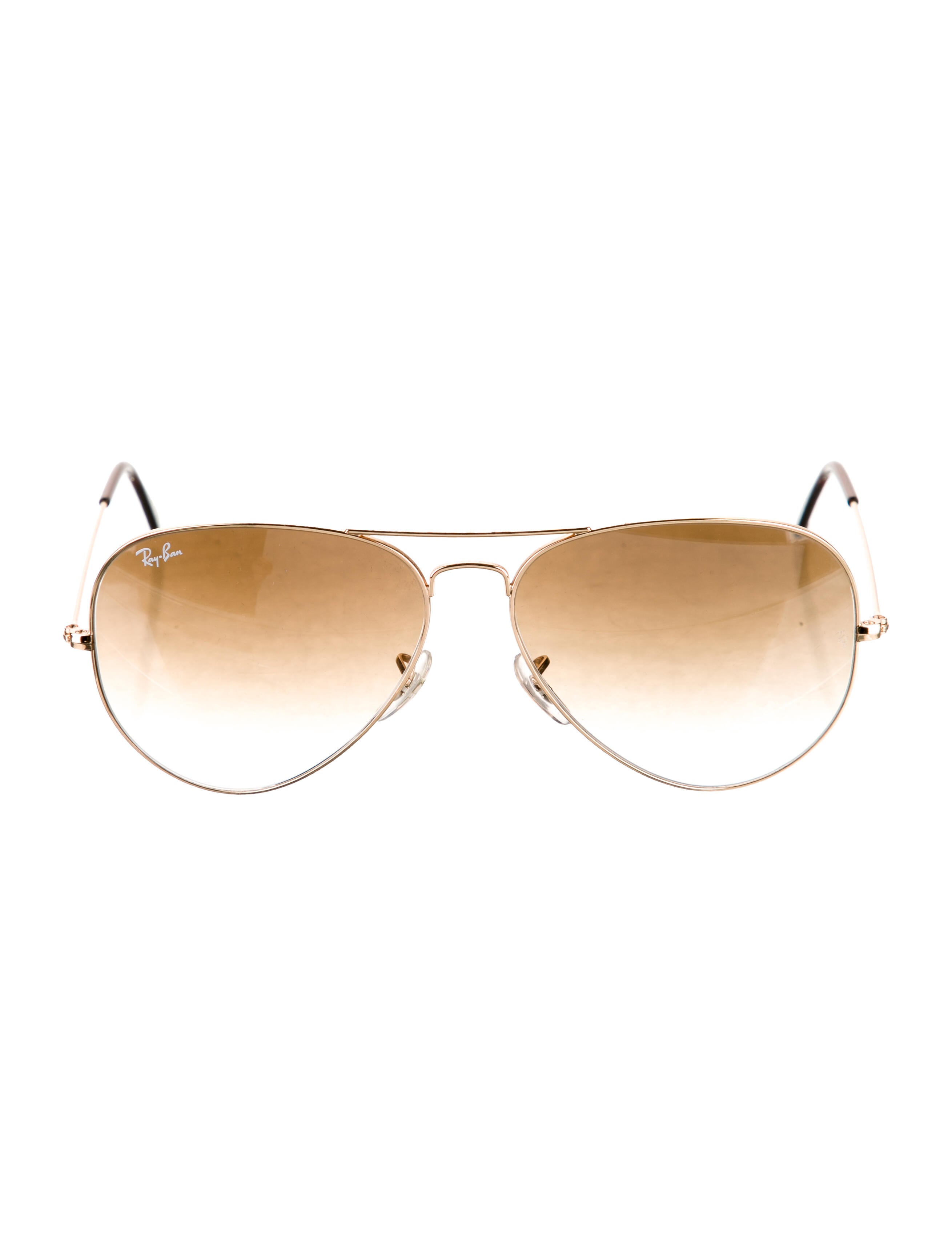 Ray-Ban Aviator Gradient Sunglasses - Gold Sunglasses, Accessories ...