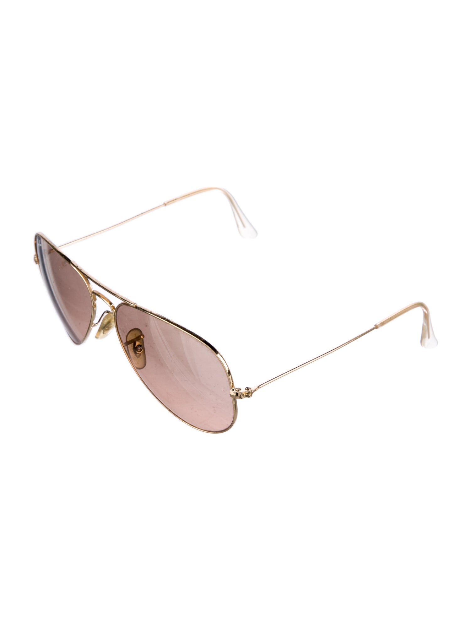 Ray-Ban Aviator Mirrored Sunglasses - Gold Sunglasses, Accessories ...