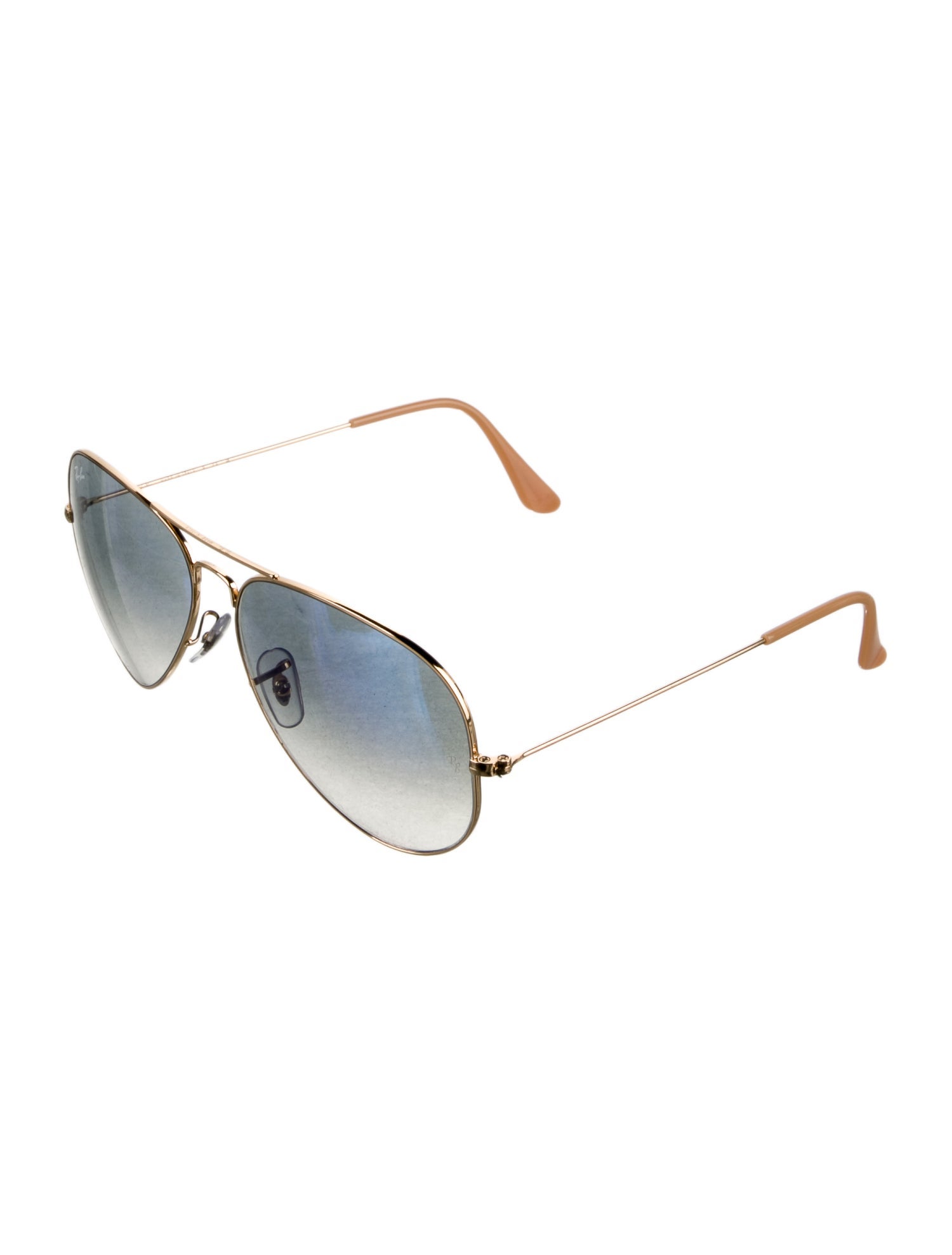 Ray-Ban Aviator Mirrored Sunglasses - Gold Sunglasses, Accessories ...