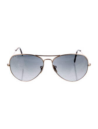 Ray-Ban Aviator Gradient Sunglasses - Gold Sunglasses, Accessories ...