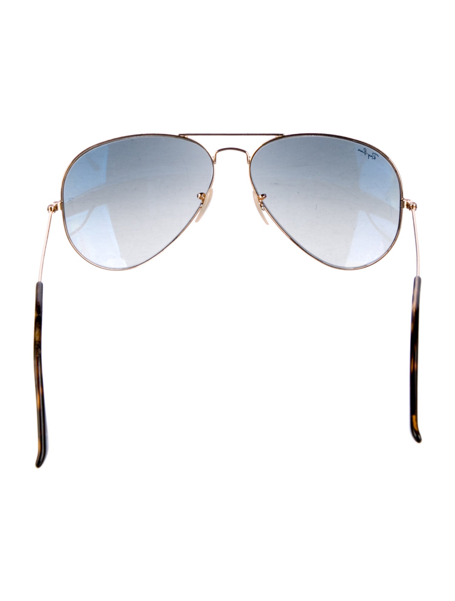 Ray-Ban Aviator Gradient Sunglasses - Gold Sunglasses, Accessories ...