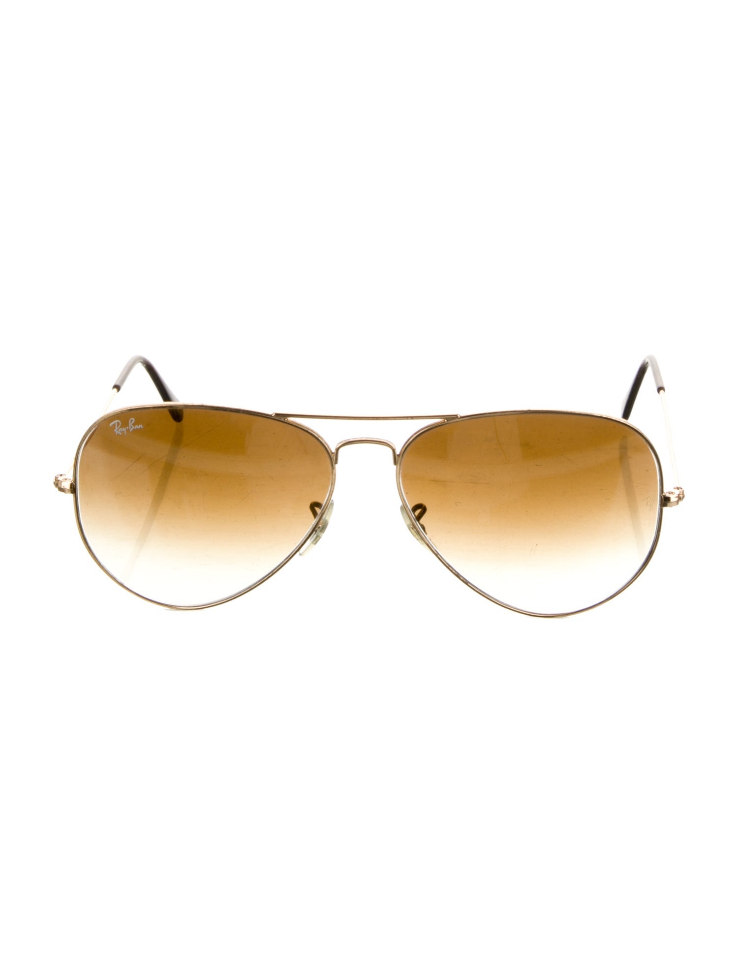 Ray-Ban Aviator Gradient Sunglasses - Gold Sunglasses, Accessories ...