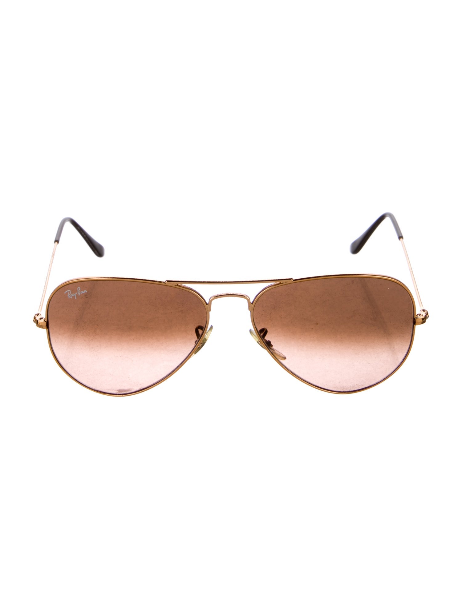 Ray-Ban Aviator Gradient Sunglasses - Gold Sunglasses, Accessories ...