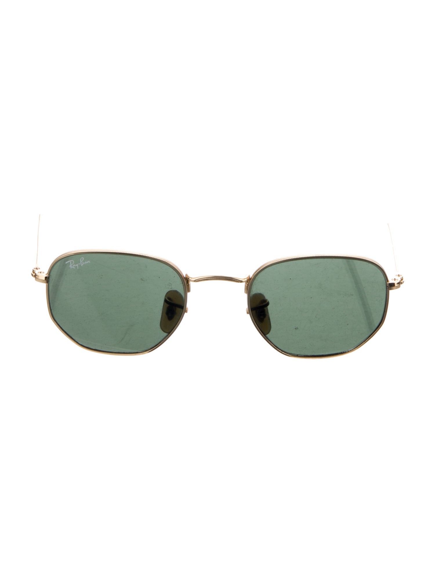Ray-Ban Hexagonal Aviator Sunglasses - Gold Sunglasses, Accessories ...