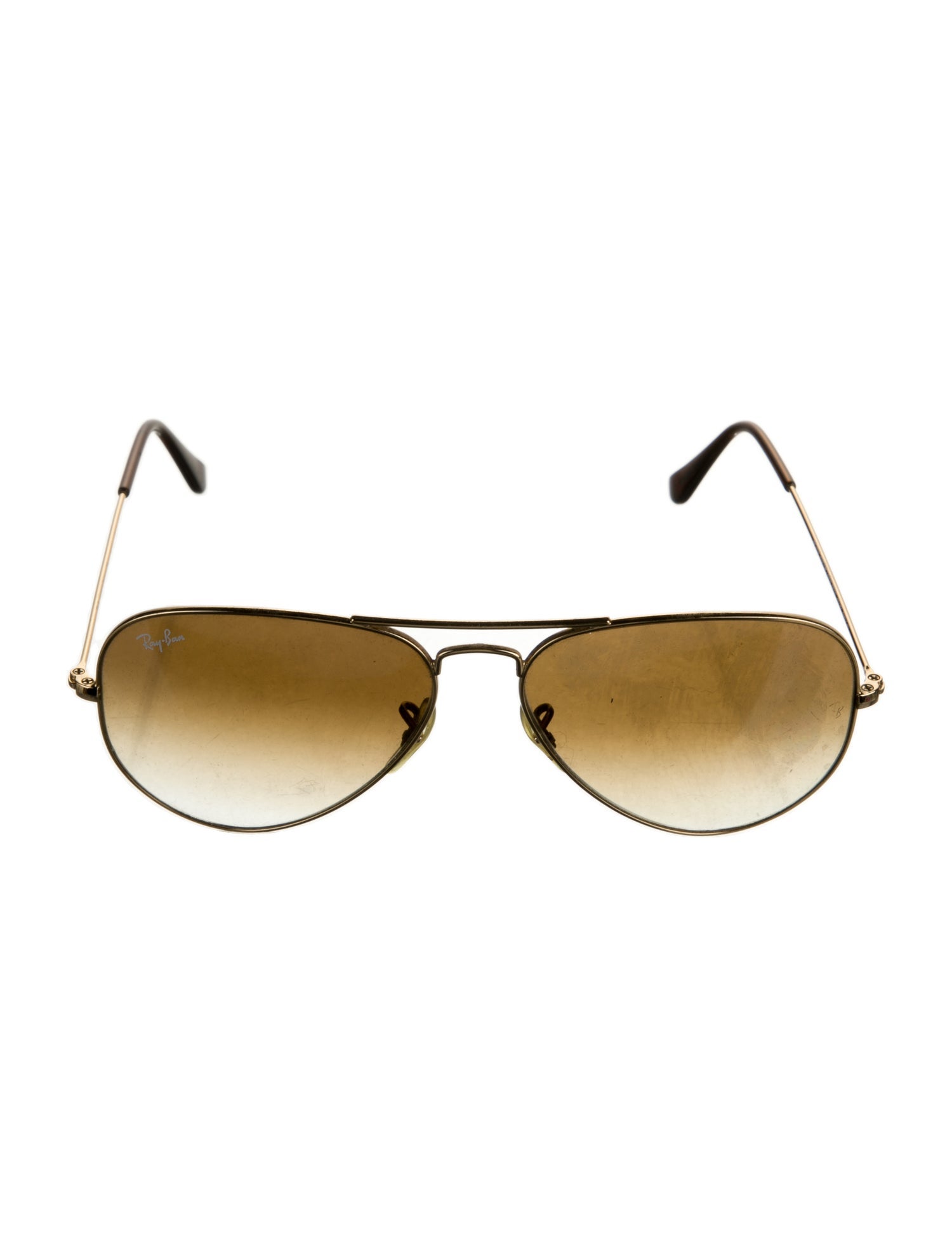 Ray Ban Aviator Gradient Sunglasses Gold Sunglasses Accessories Wrx82526 The Realreal