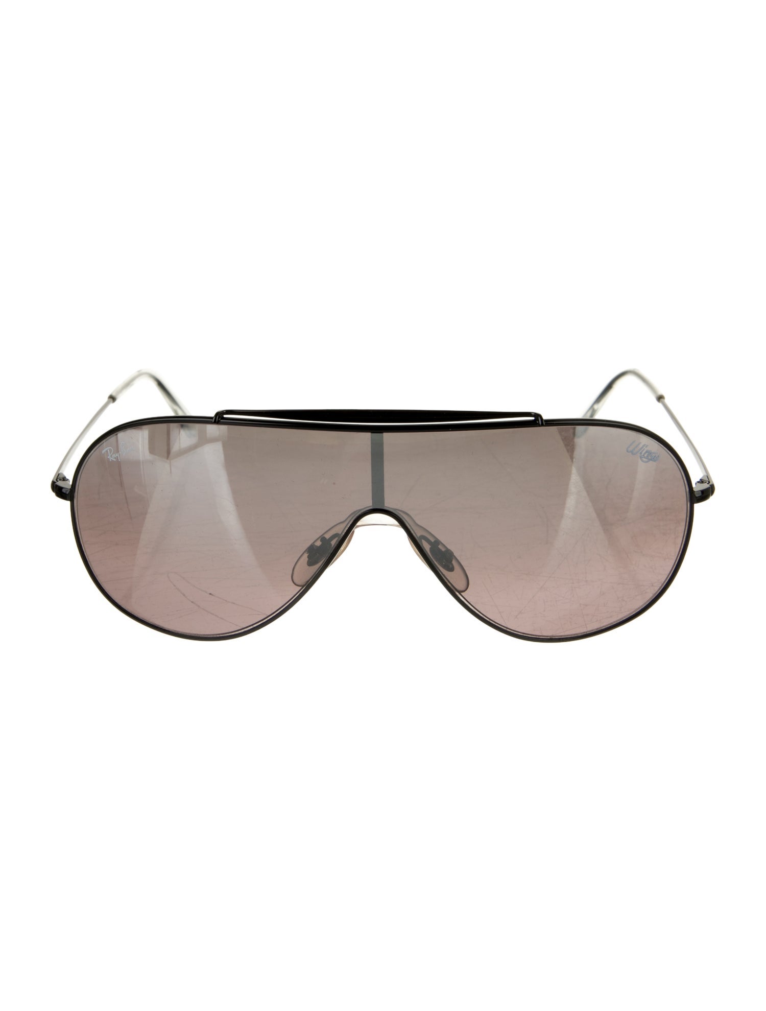 Ray-Ban Wings Shield Sunglasses - Black Sunglasses, Accessories ...