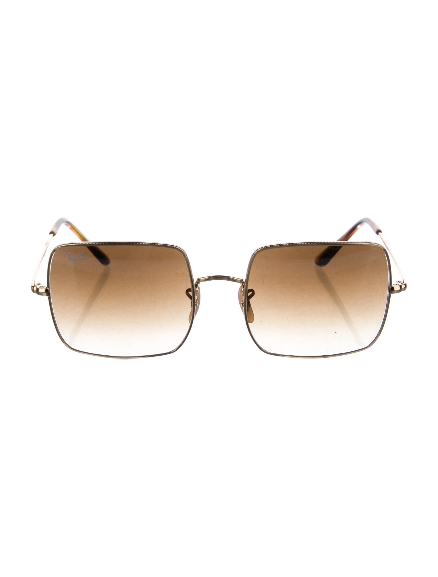 Ray-Ban Square Square Sunglasses - Gold Sunglasses, Accessories ...