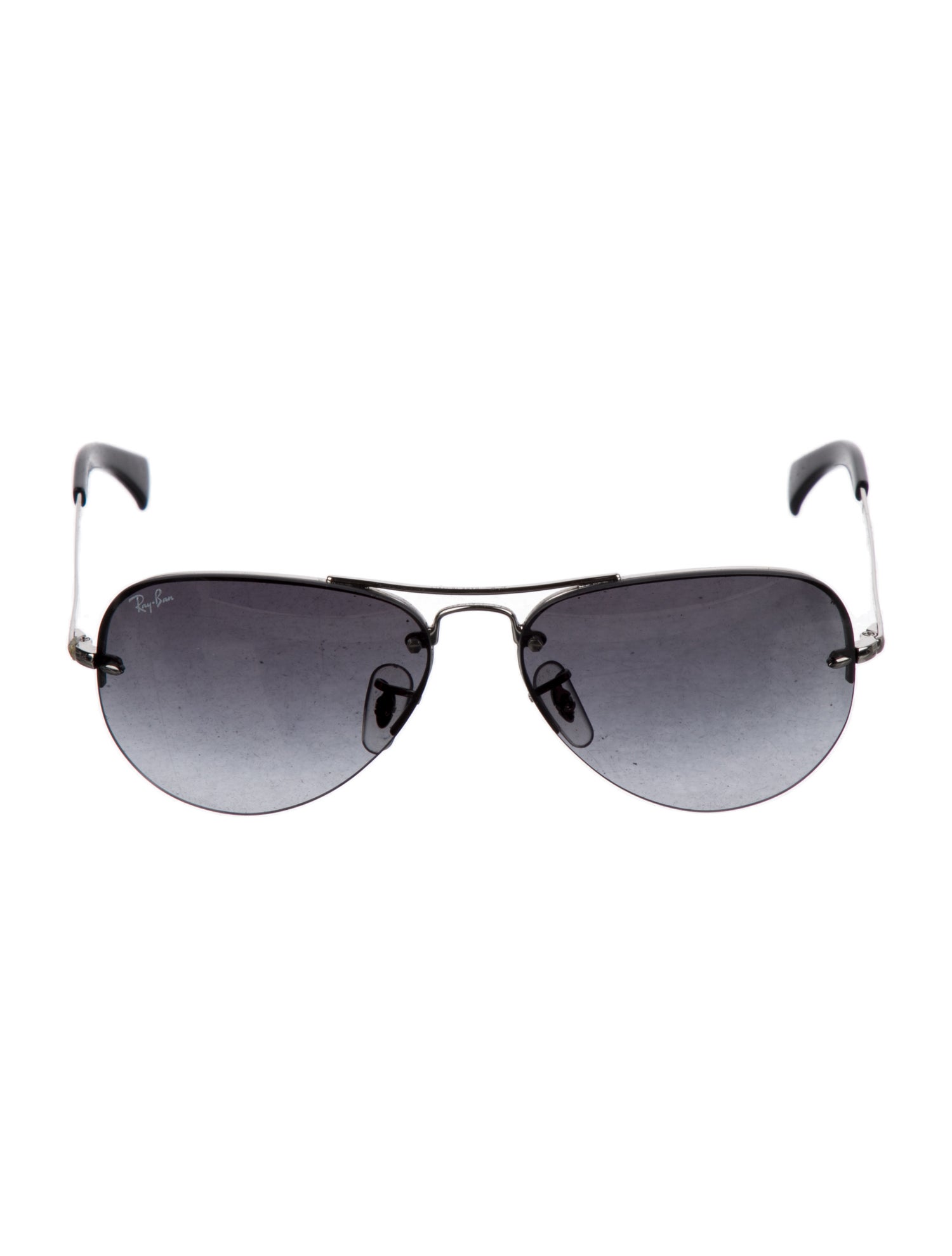 Ray-Ban Gradient Aviator Sunglasses - Silver Sunglasses, Accessories ...