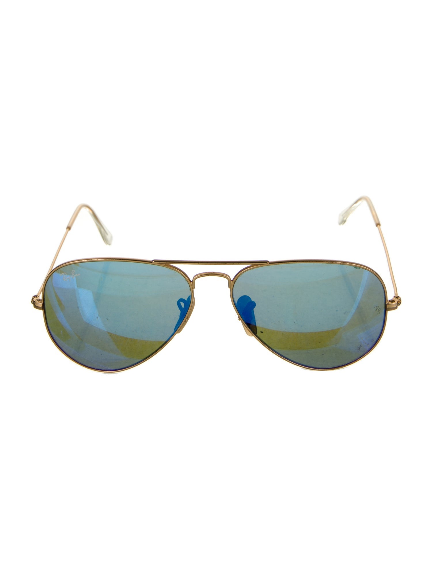 Ray-Ban Aviator Mirrored Sunglasses - Gold Sunglasses, Accessories ...