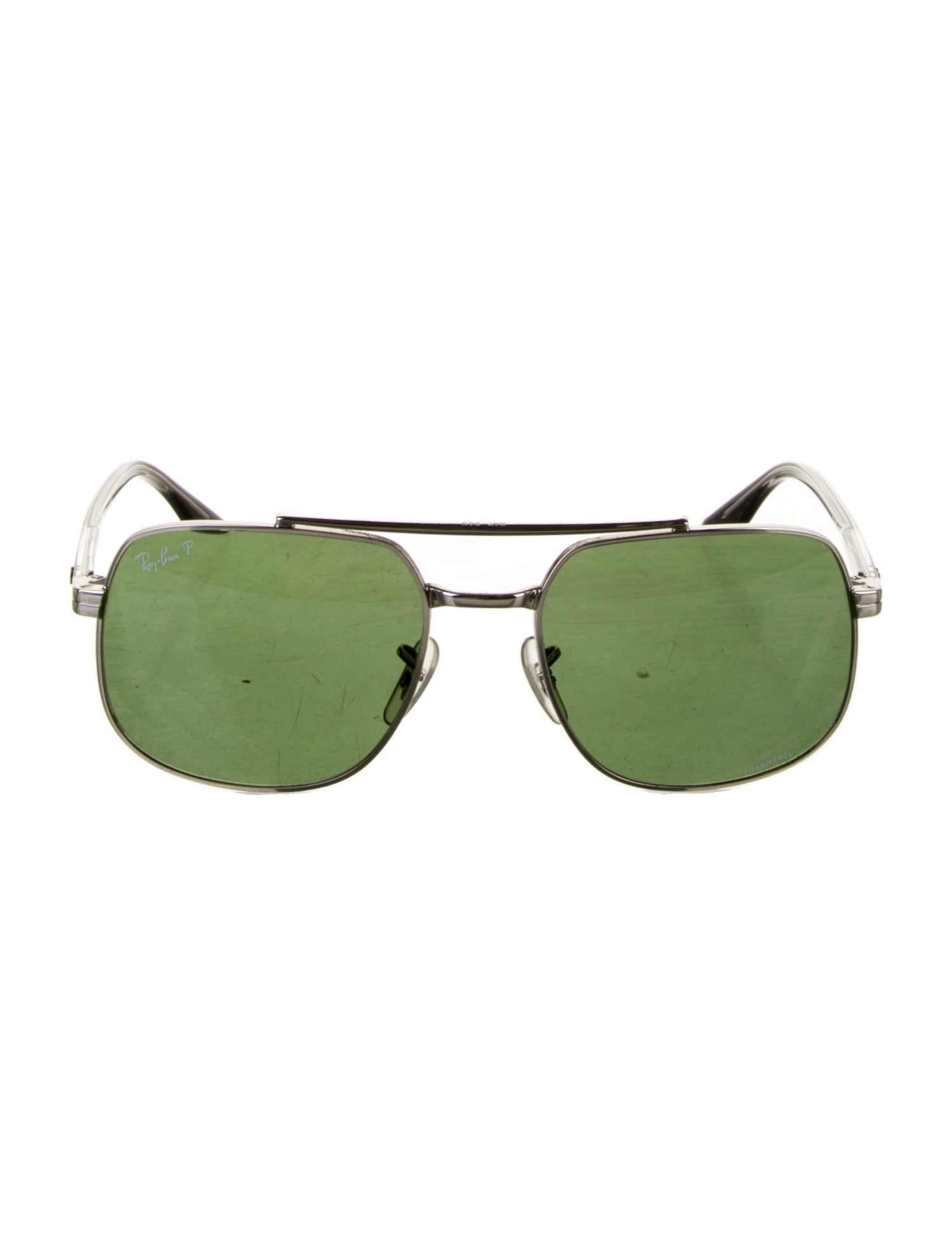 Ray-Ban Square Sunglasses Aviator Sunglasses - Green Sunglasses ...