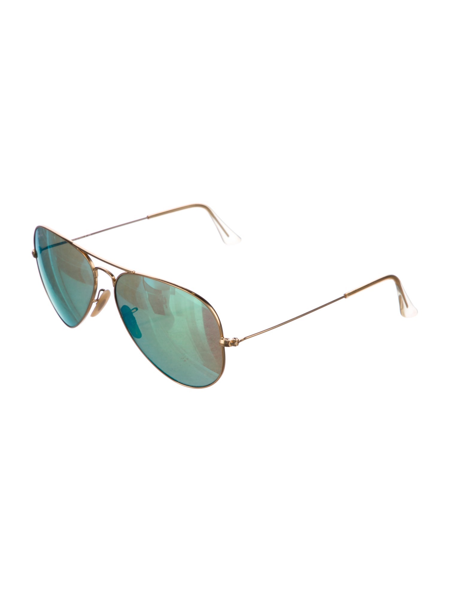 Ray-Ban Aviator Mirrored Sunglasses - Gold Sunglasses, Accessories ...