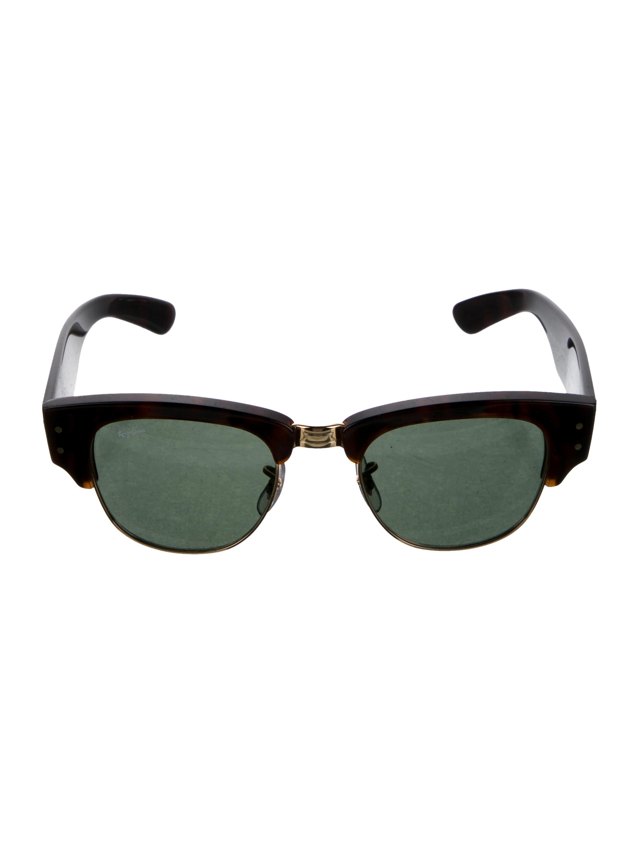 Ray-Ban Mega Clubmaster Wayfarer Sunglasses - Brown Sunglasses ...