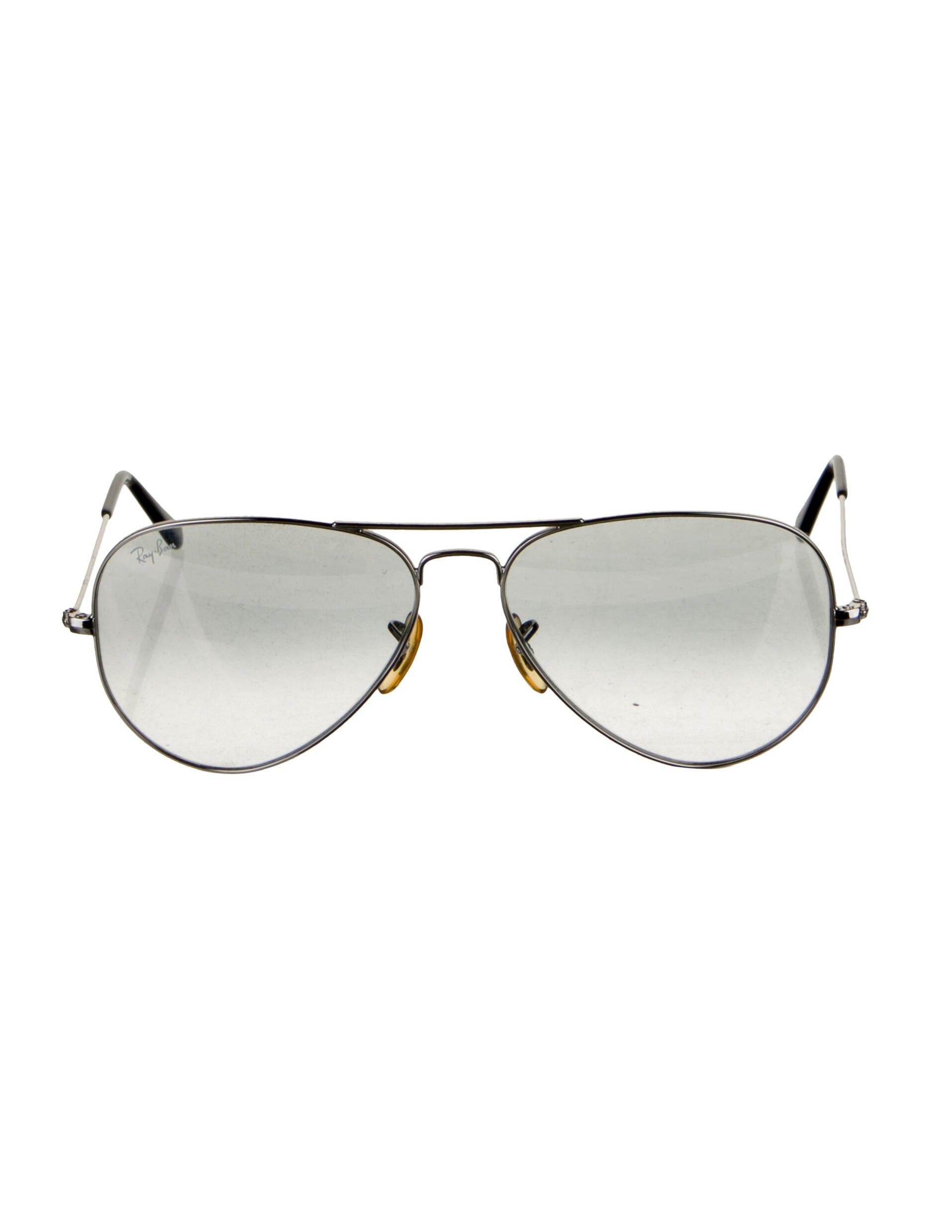 Ray-Ban Aviator Mirrored Sunglasses - Silver Sunglasses, Accessories ...