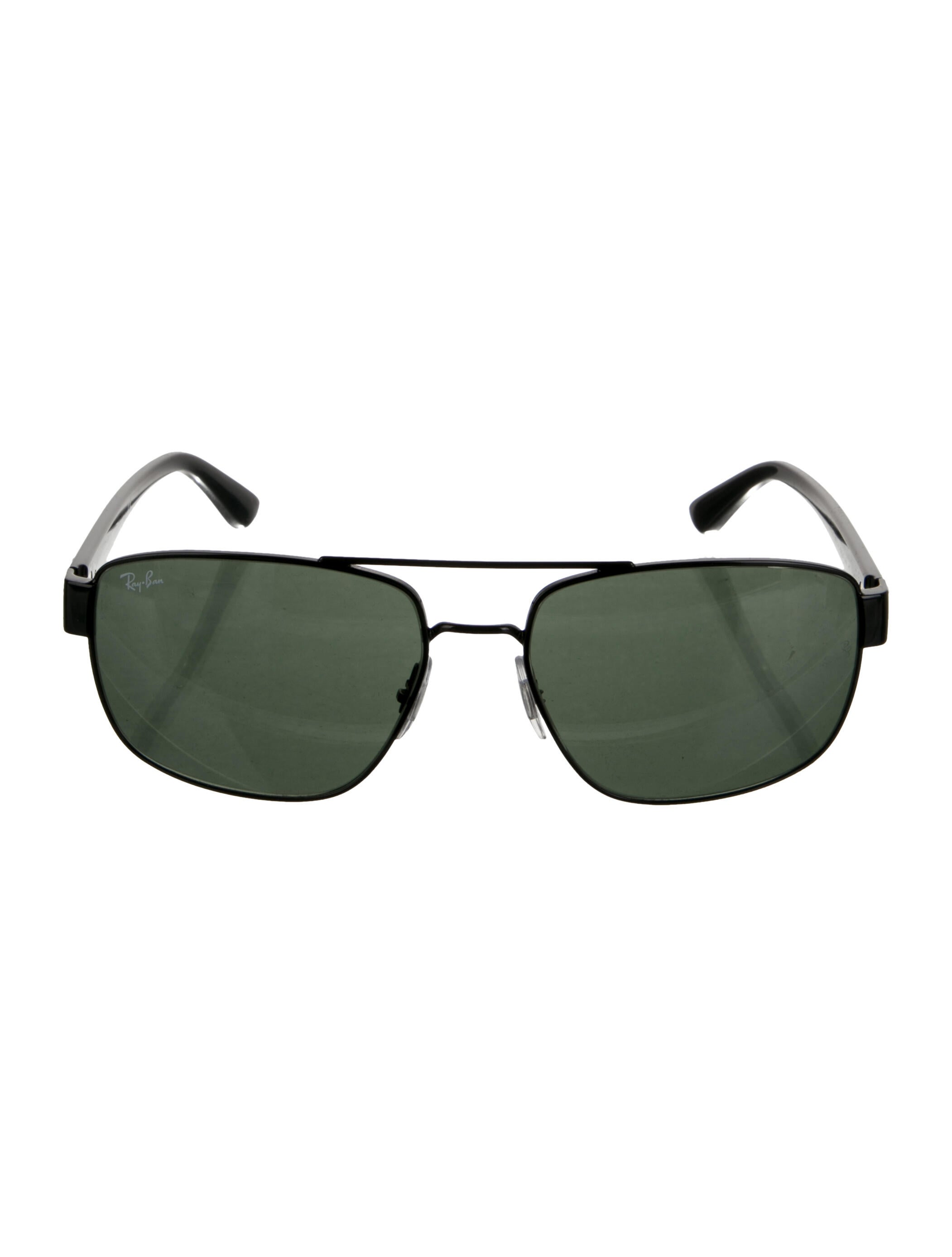 Ray-Ban Square Tinted Sunglasses - Black Sunglasses, Accessories ...