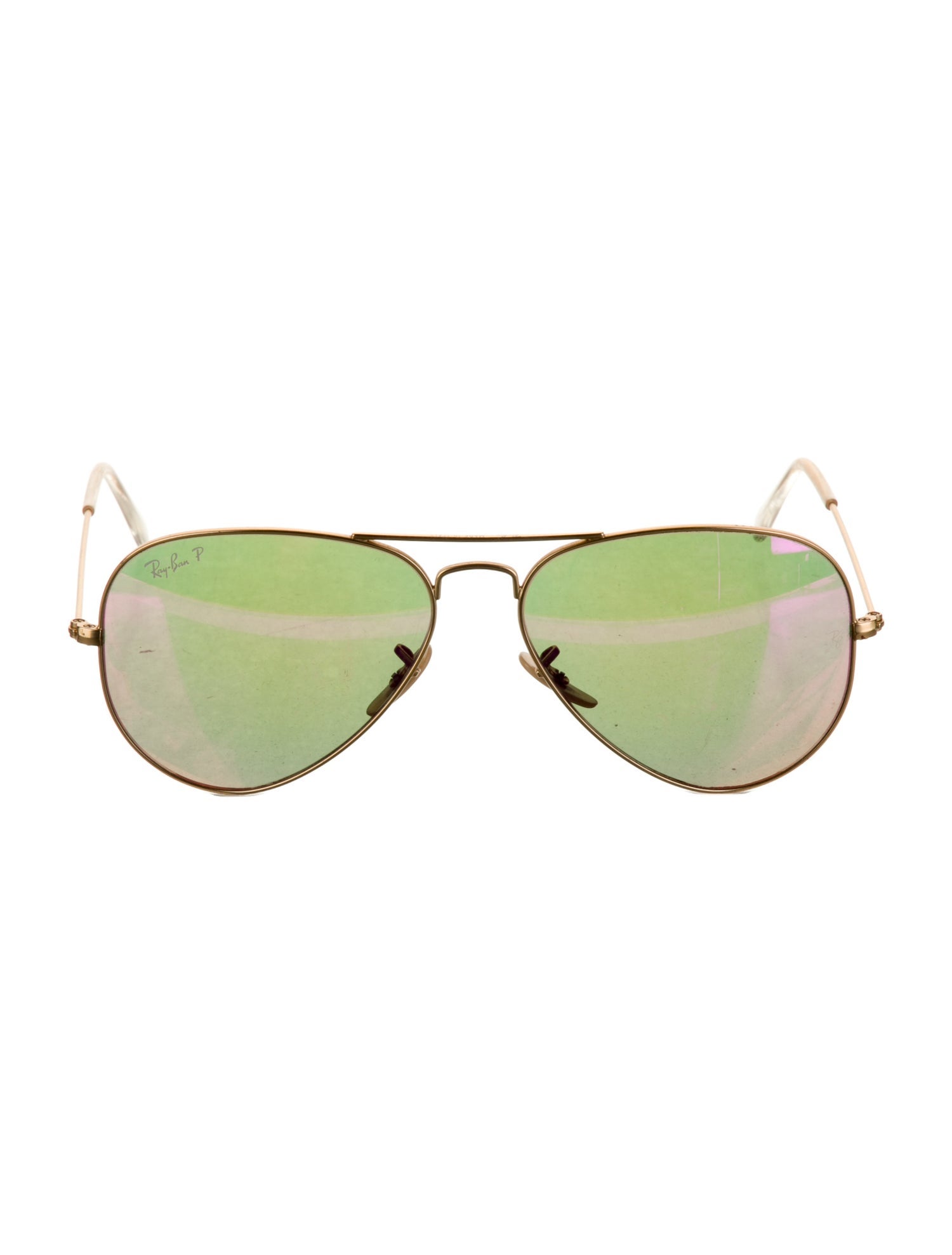 Ray-Ban Aviator Mirrored Sunglasses - Clear Sunglasses, Accessories ...