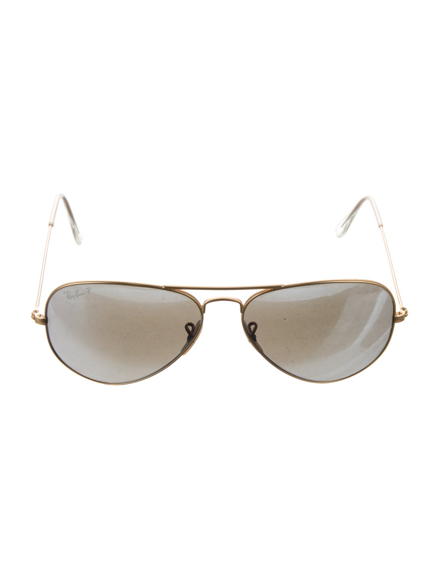 Ray-Ban Flash Lenses Aviator Sunglasses - Gold Sunglasses, Accessories ...
