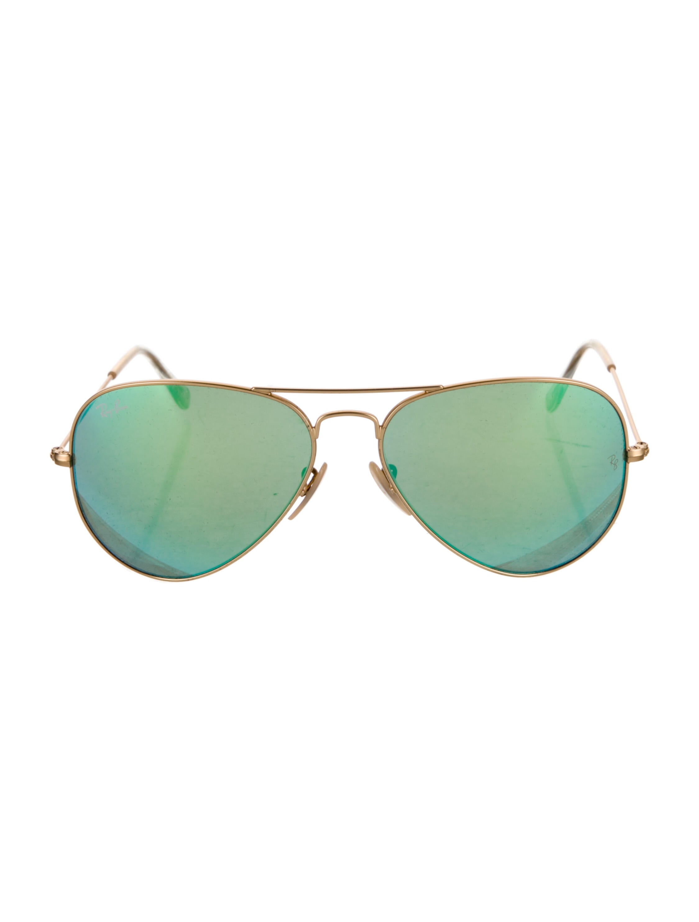 Ray-Ban Aviator Mirrored Sunglasses - Clear Sunglasses, Accessories ...