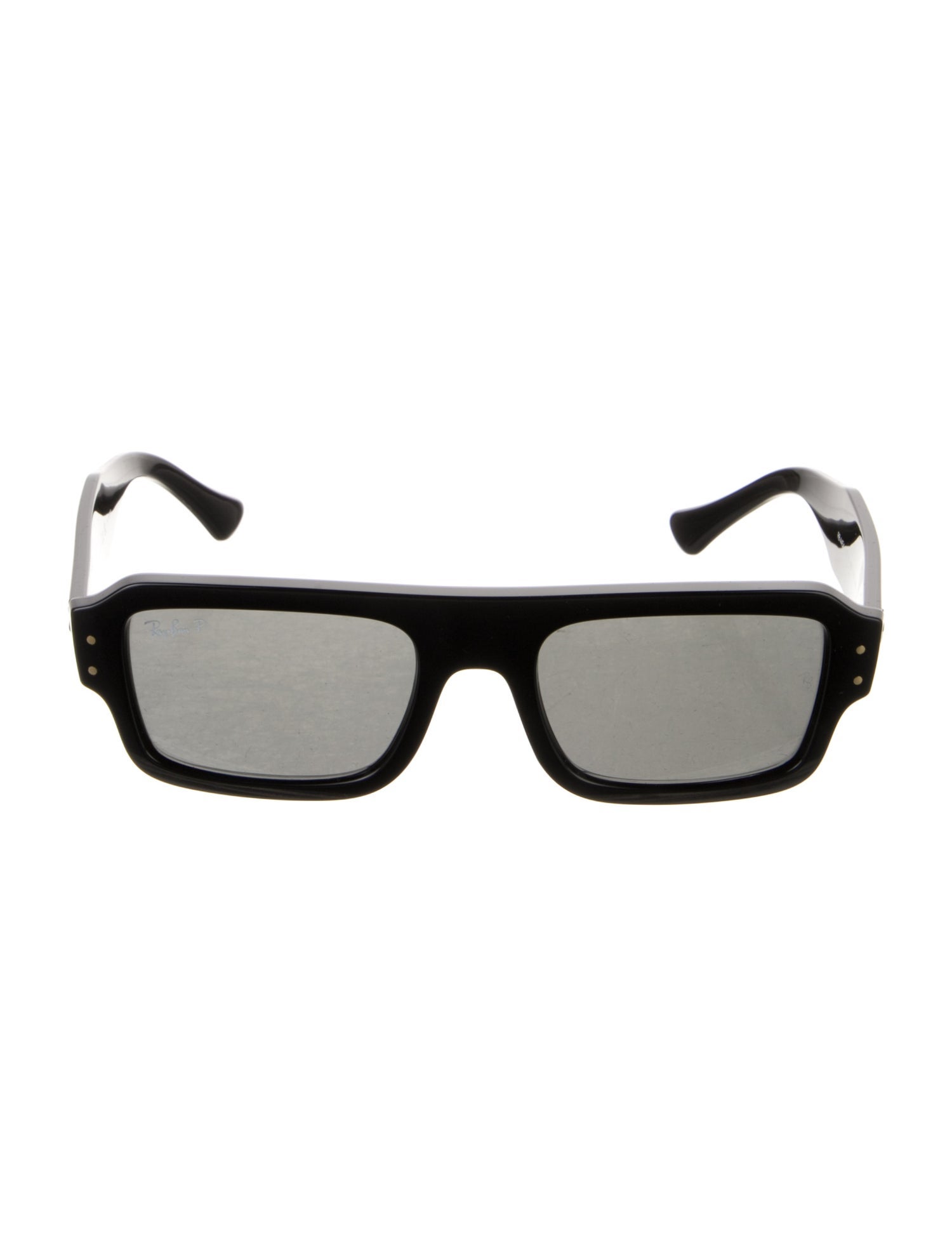 Ray-Ban LUKAS BIO-BASED Square Sunglasses w/ Tags - Black Sunglasses ...