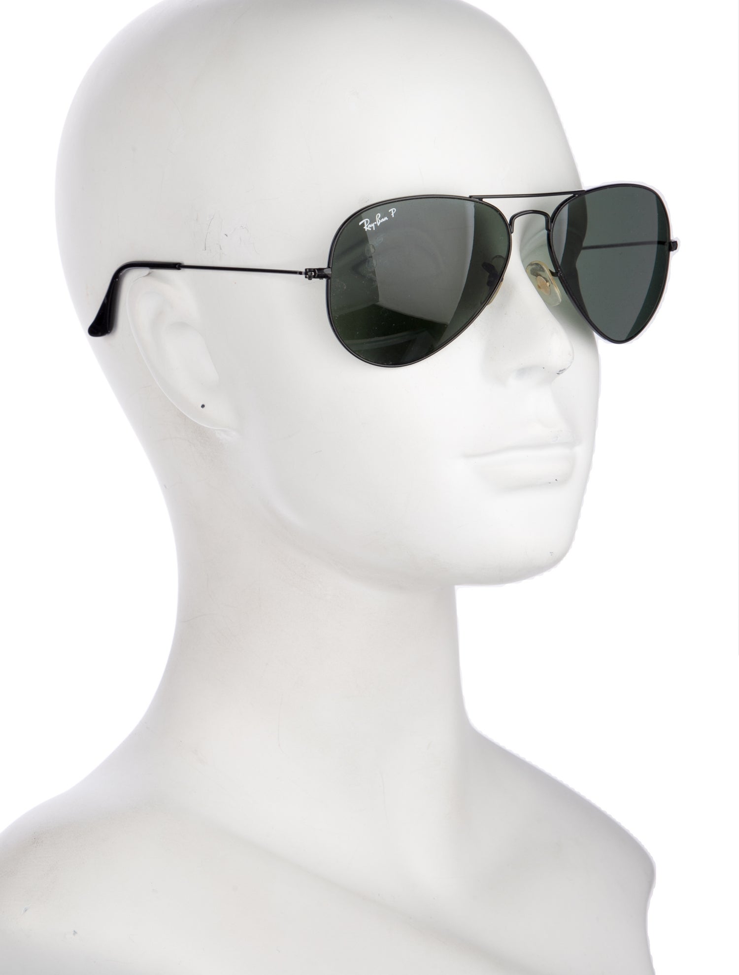 Ray-Ban Large Aviator Sunglasses - Black Sunglasses, Accessories ...